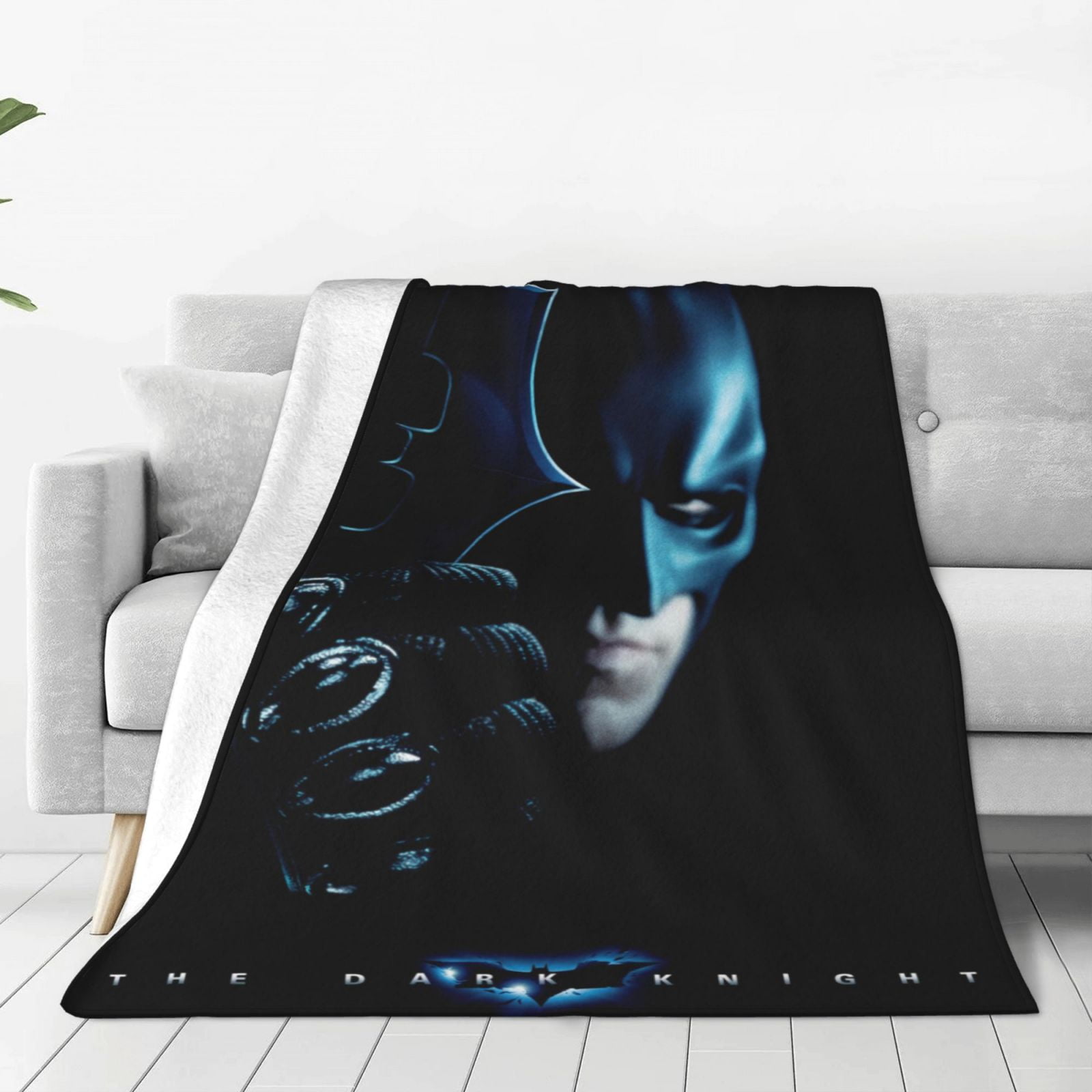 Batman The Dark Knight Travel Blanket For Anime Movie Lovers, Flannel ...