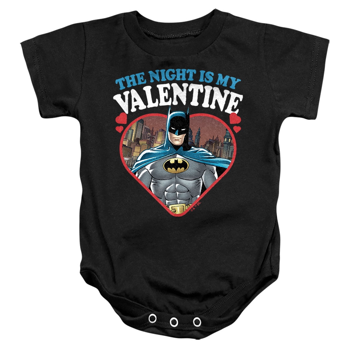 Batman The Night is my Valentine Unisex Infant Snap Suit for Baby ...