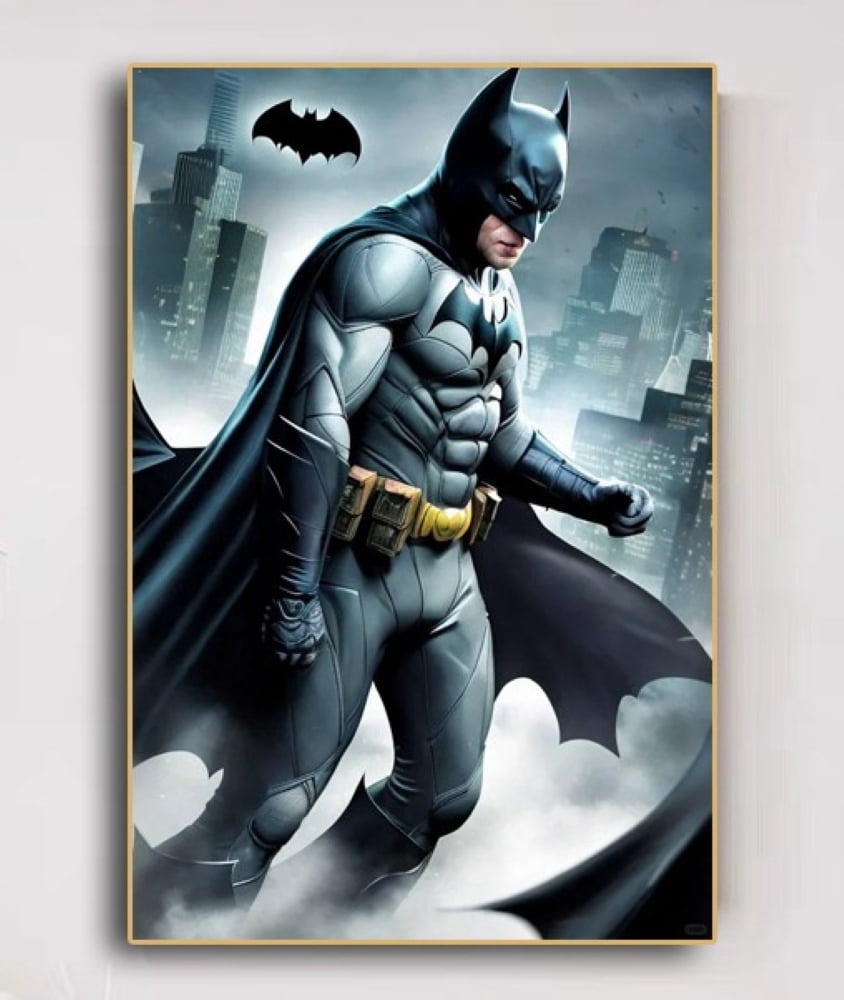 Batman Theme DIY Diamond Painting Kits for Adult，5D Full Drill Craft ...