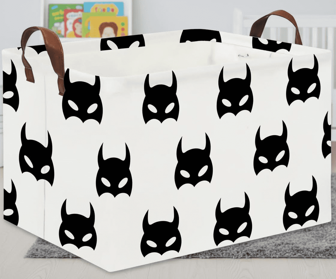 Batman Themed Kids Toy Storage Basket Organizer Box for Books and Toys ...
