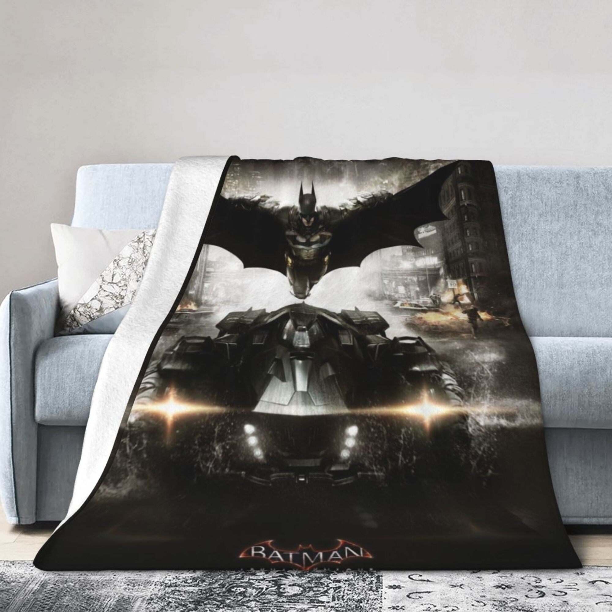 Batman Throw Blanket, Movie Characters Blankets for Kids Teens Adult ...