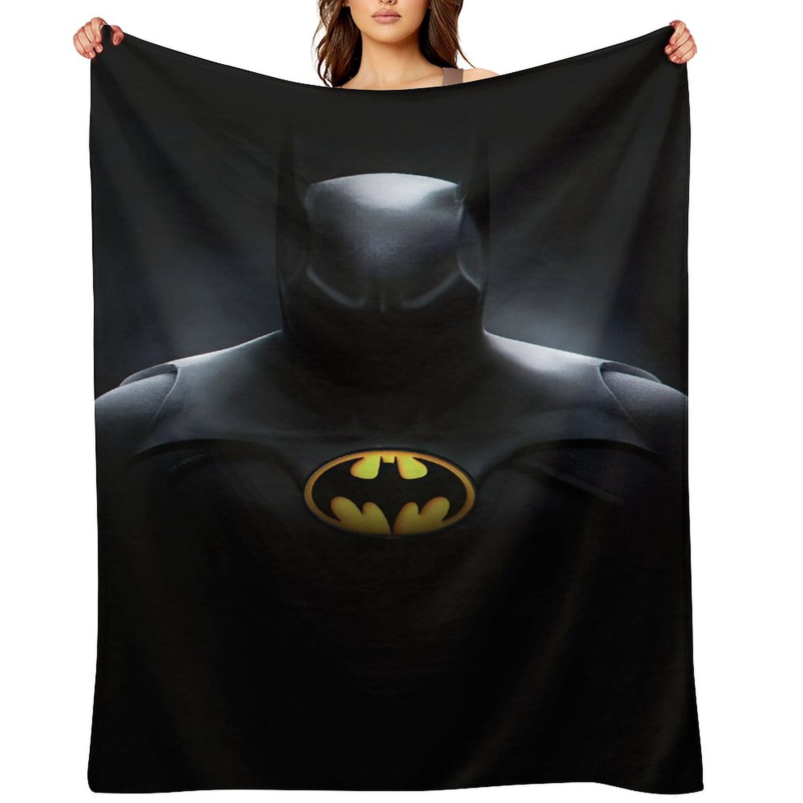 Batman Throw Blanket Soft Cozy Warm College Printing Oversized ...