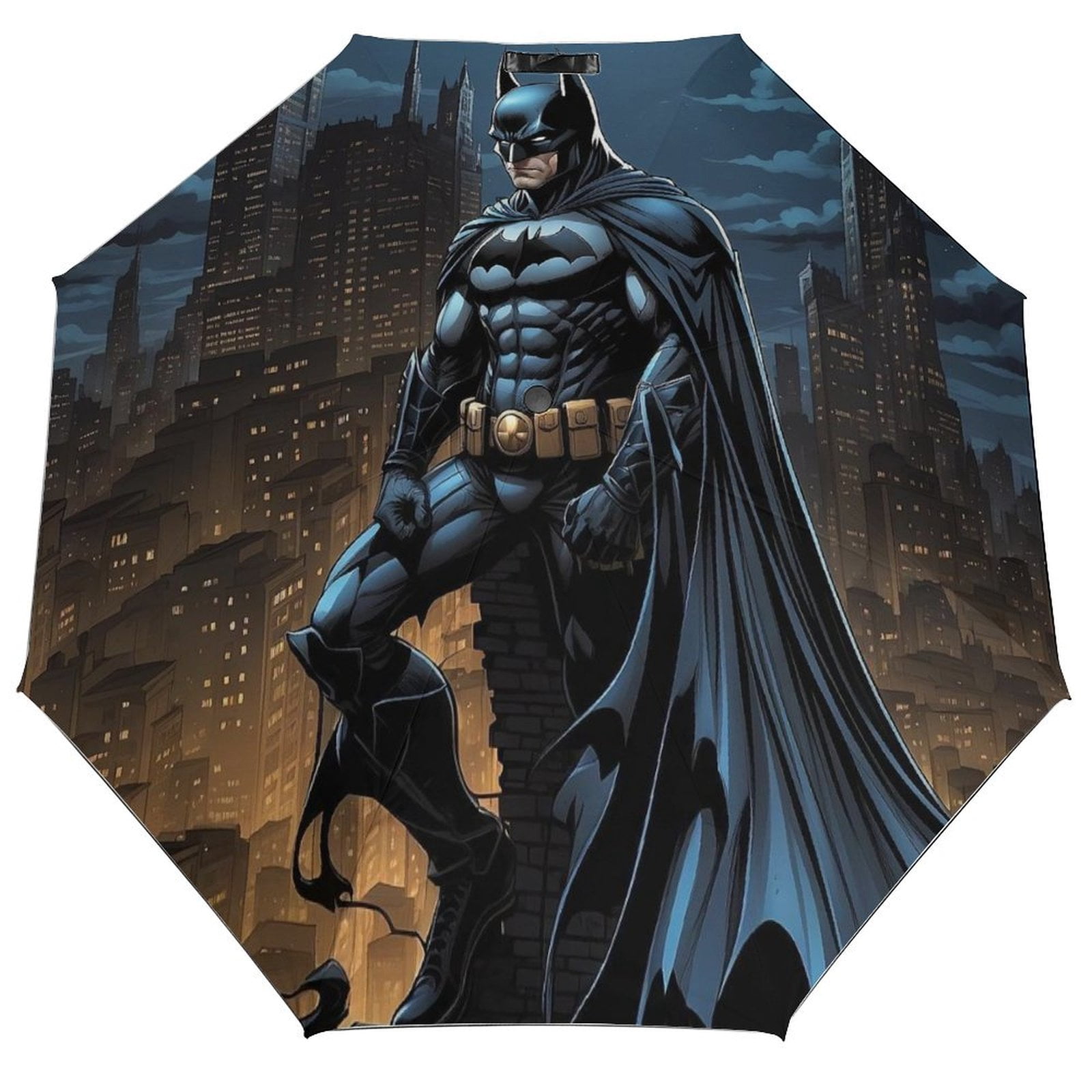 Batman Umbrella,Kids Folding Umbrella Automatic Open-close Cartoon UV ...