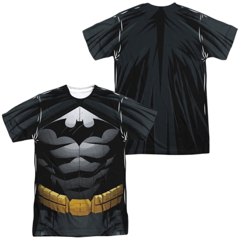 Batman Uniform Unisex Adult Sublimated Costume T Shirt (Front/Back ...