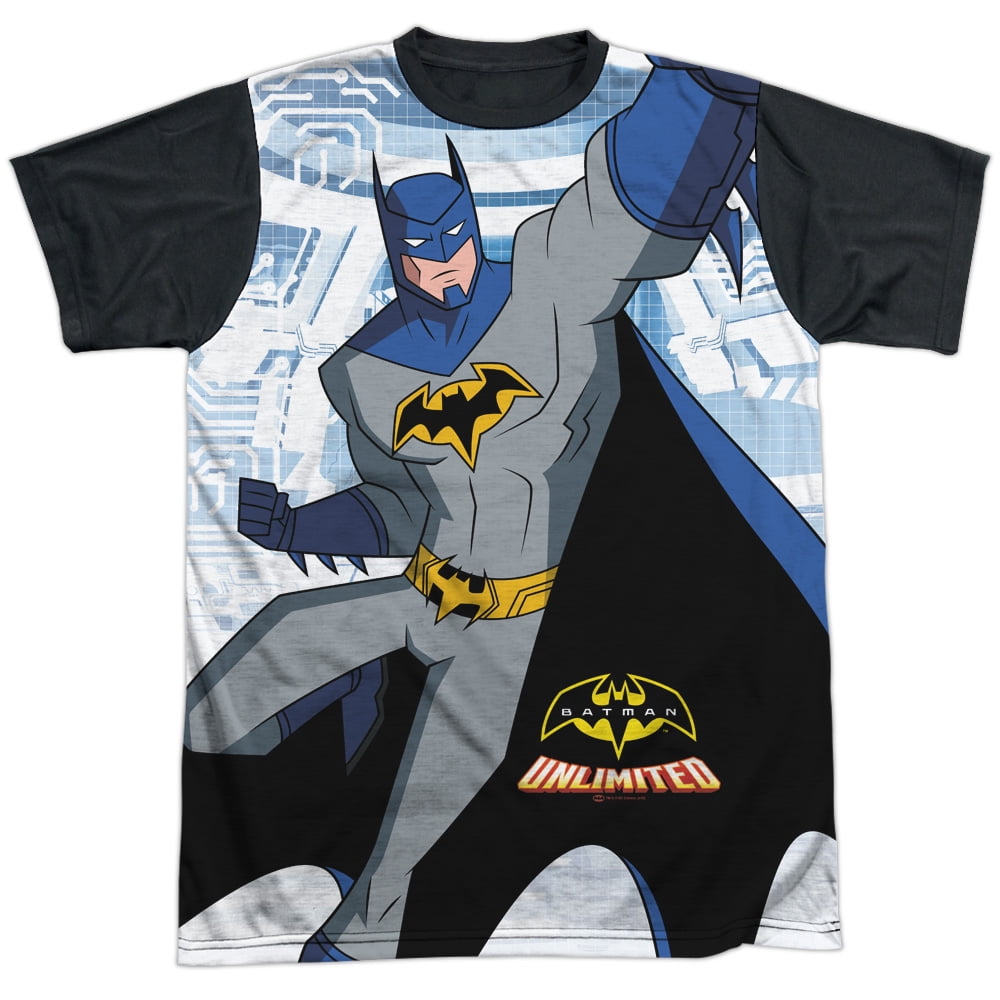 Batman Unlimited Tech Cave Unisex Adult Halloween Costume Sublimated T ...