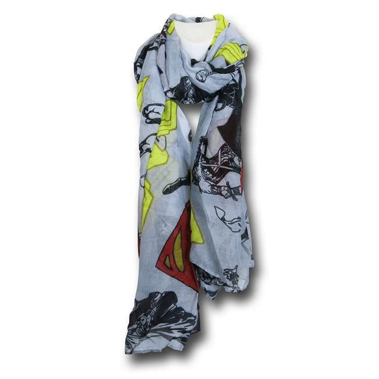 Batman V Superman Dawn of Justice scarfbvssyms Batman V Superman Dawn ...