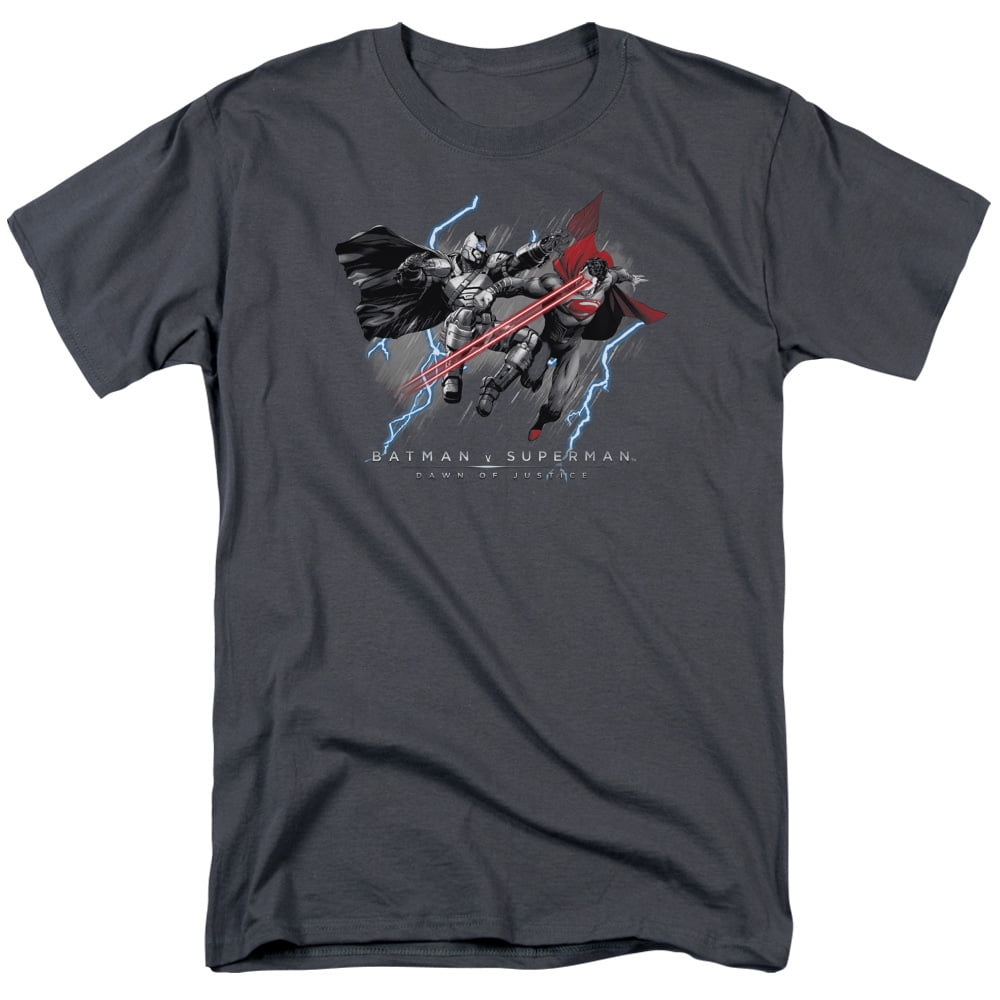 Batman V Superman Lightniing V Heat Vision Unisex Adult T Shirt For Men ...