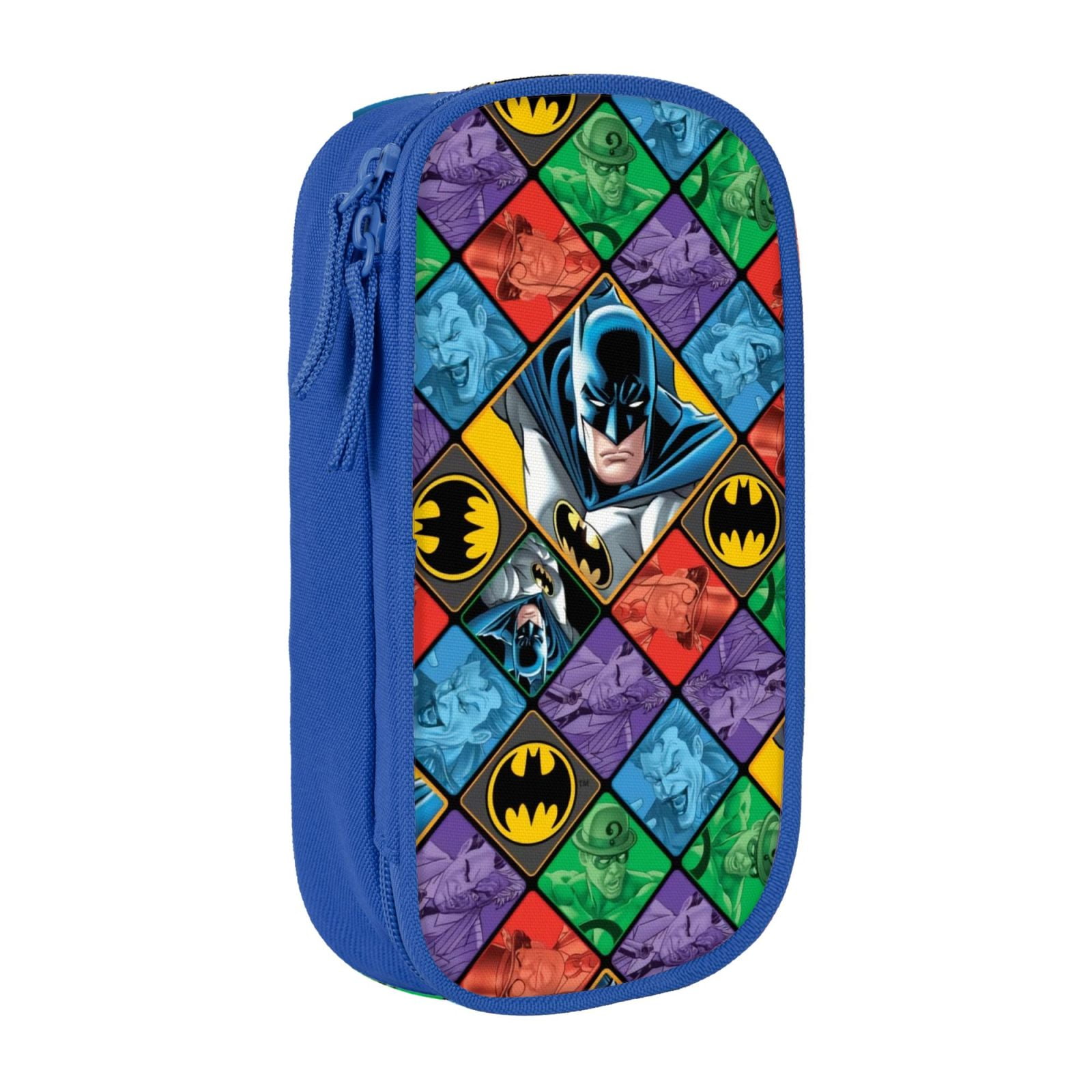 Batman And Villains Pattern Pencil Pouch,Pencil Case,Extra Big Pencil ...