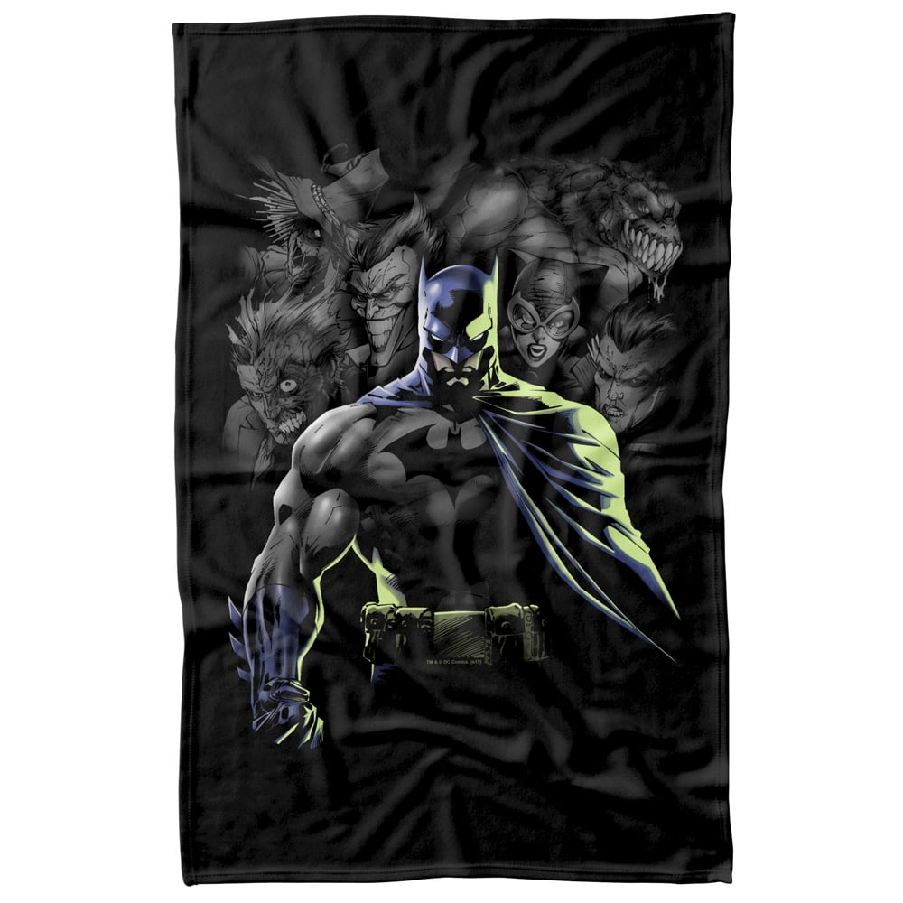 Batman Villains Unleashed Fleece Blanket 36' x 58',Villains Unleashed ...