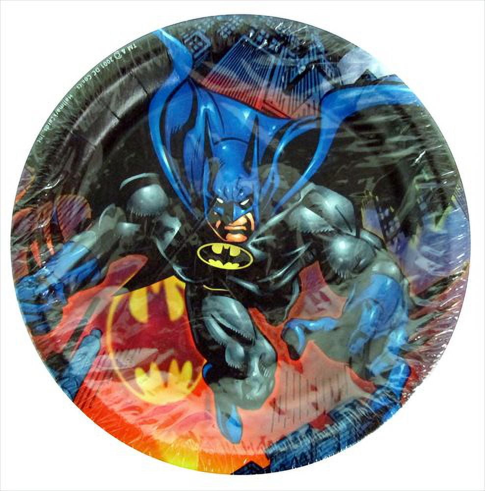 Batman Vintage 2001 Large Paper Plates (8ct) - Walmart.com
