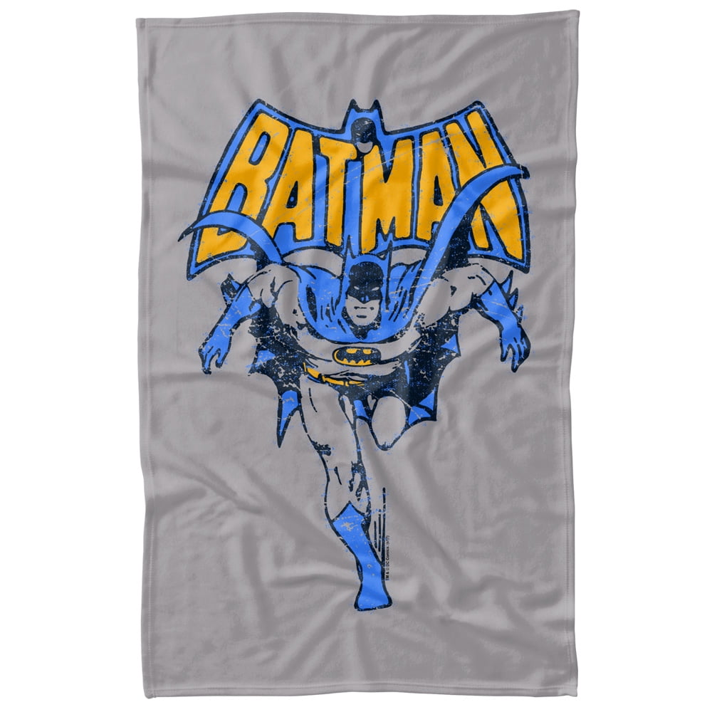Batman Vintage Run Fleece Blanket 36' x 58',Vintage Run - Walmart.com