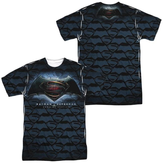 Trevco Sportswear BVS148FB-ATPP-3 Batman vs Superman Logo Pattern Front ...