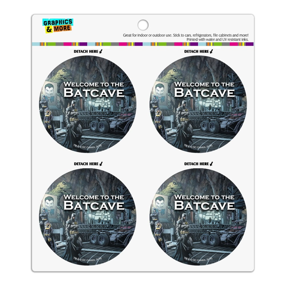 Batman Welcome to the Batcave Refrigerator Fridge Locker Vinyl Circle ...