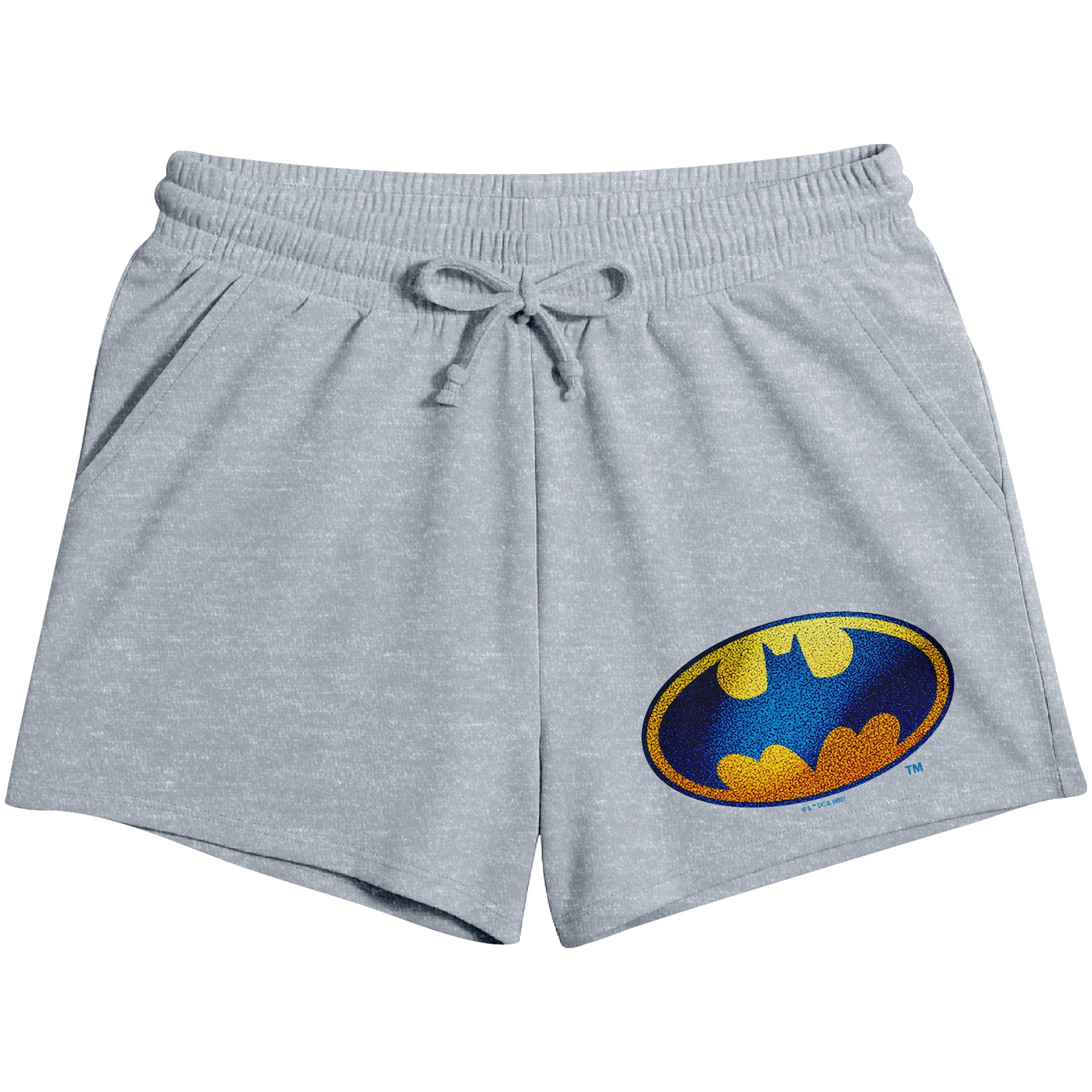 Batman Women's Lounge Shorts Elasticized Drawstring Waistband Batman ...