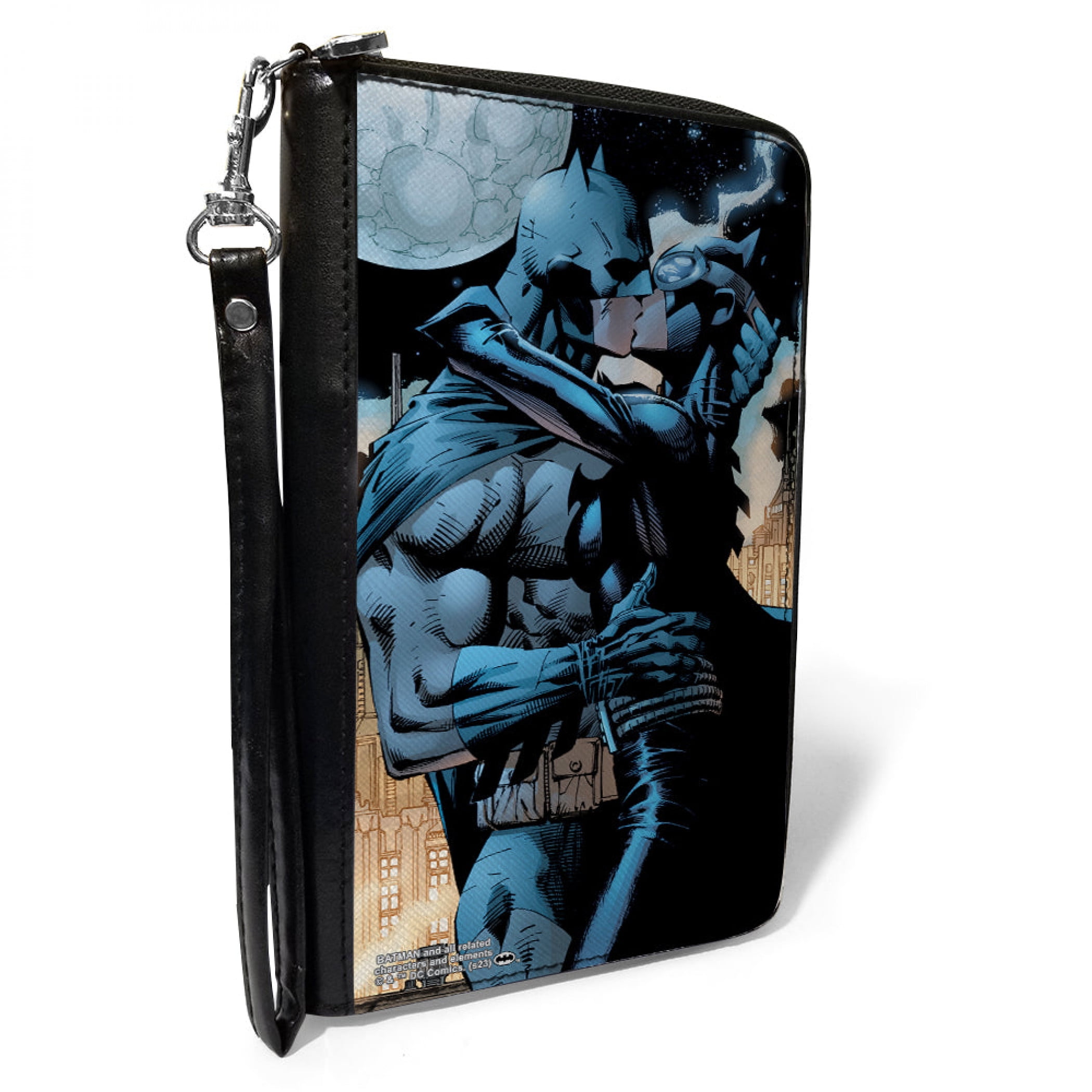 DC Comics Wallet, Zip Around, Batman Hush Kissing Catwoman Comic Book ...
