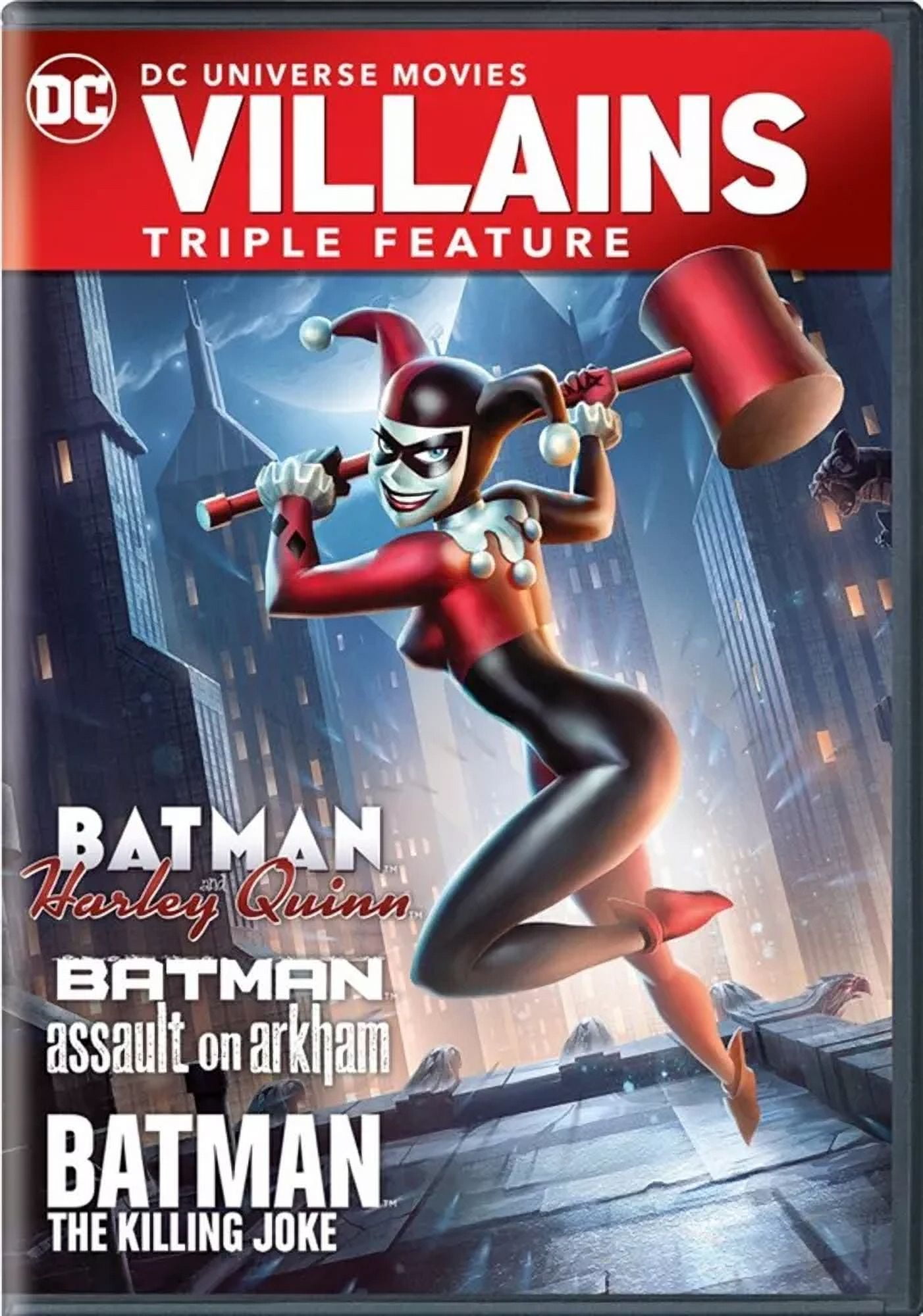 Batman and Harley Quinn Triple Feature D*V*D | Book It - Walmart.com
