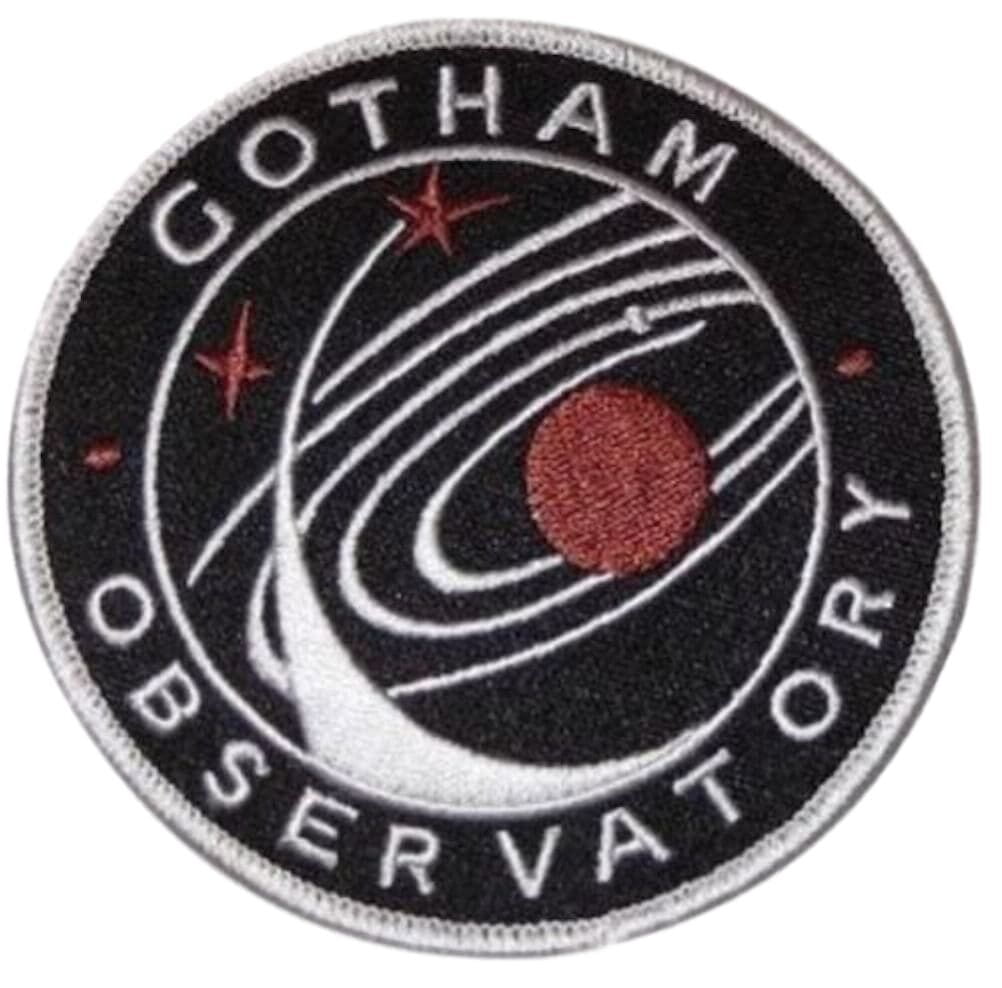 Batman and Robin Movie Gotham Observatory Logo Embroidered Patch ...