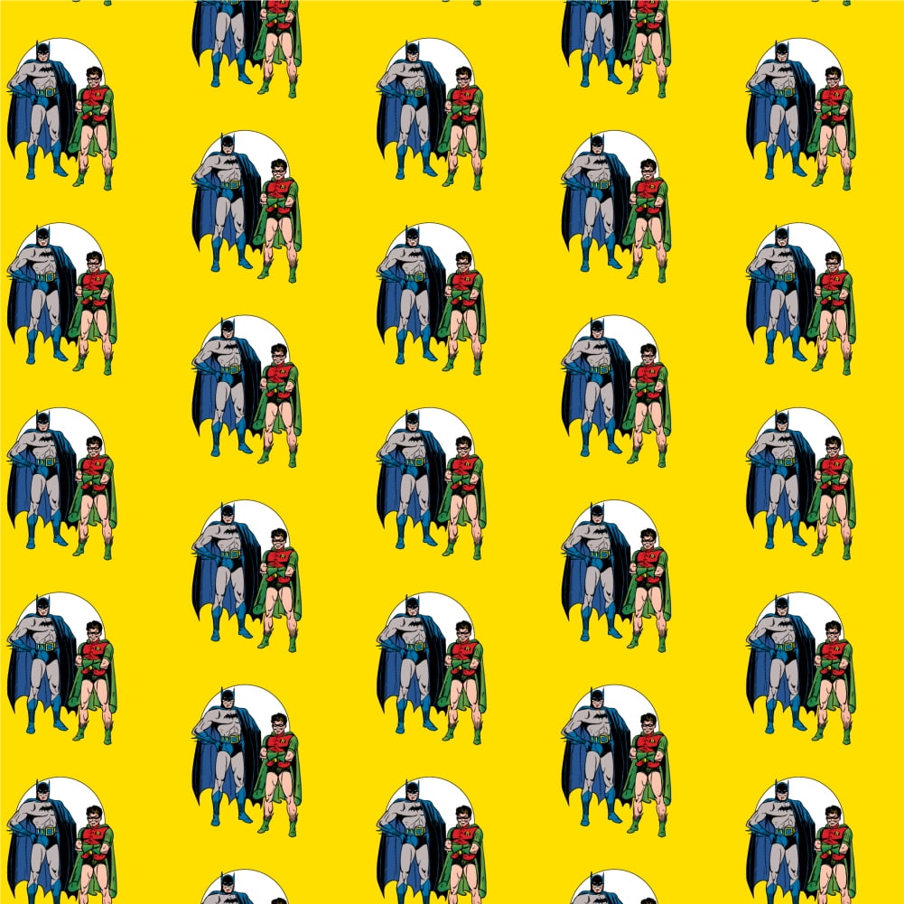 Batman and Robin Premium Roll Gift Wrap Wrapping Paper - Walmart.com