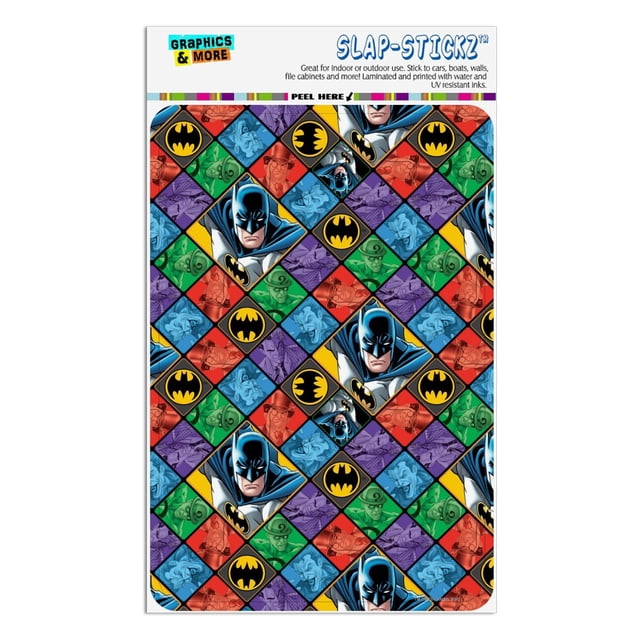 Batman and Villains Pattern Home Business Office Sign - Walmart ...
