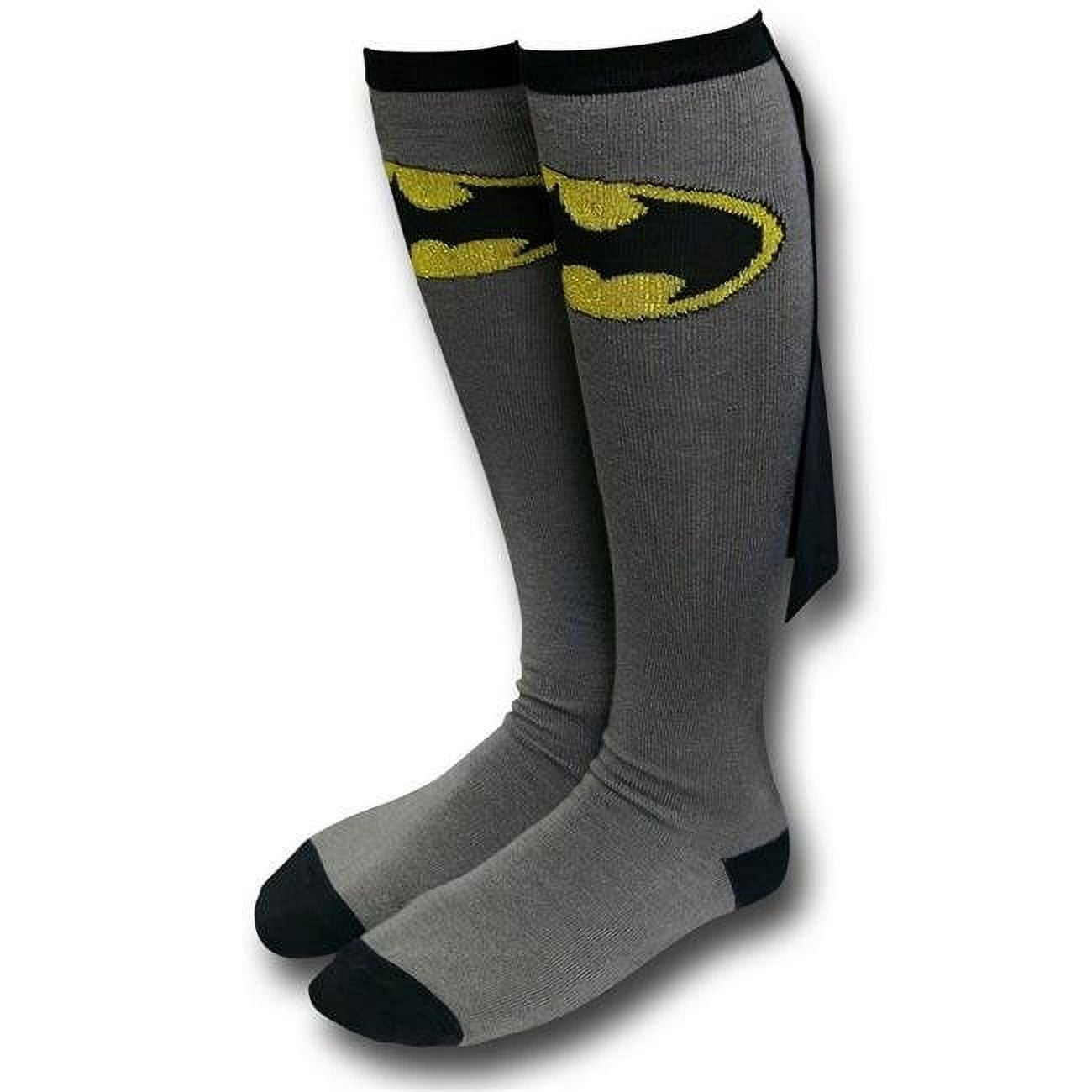Batman Caped Women's Grey Knee-Highs Socks - Walmart.com