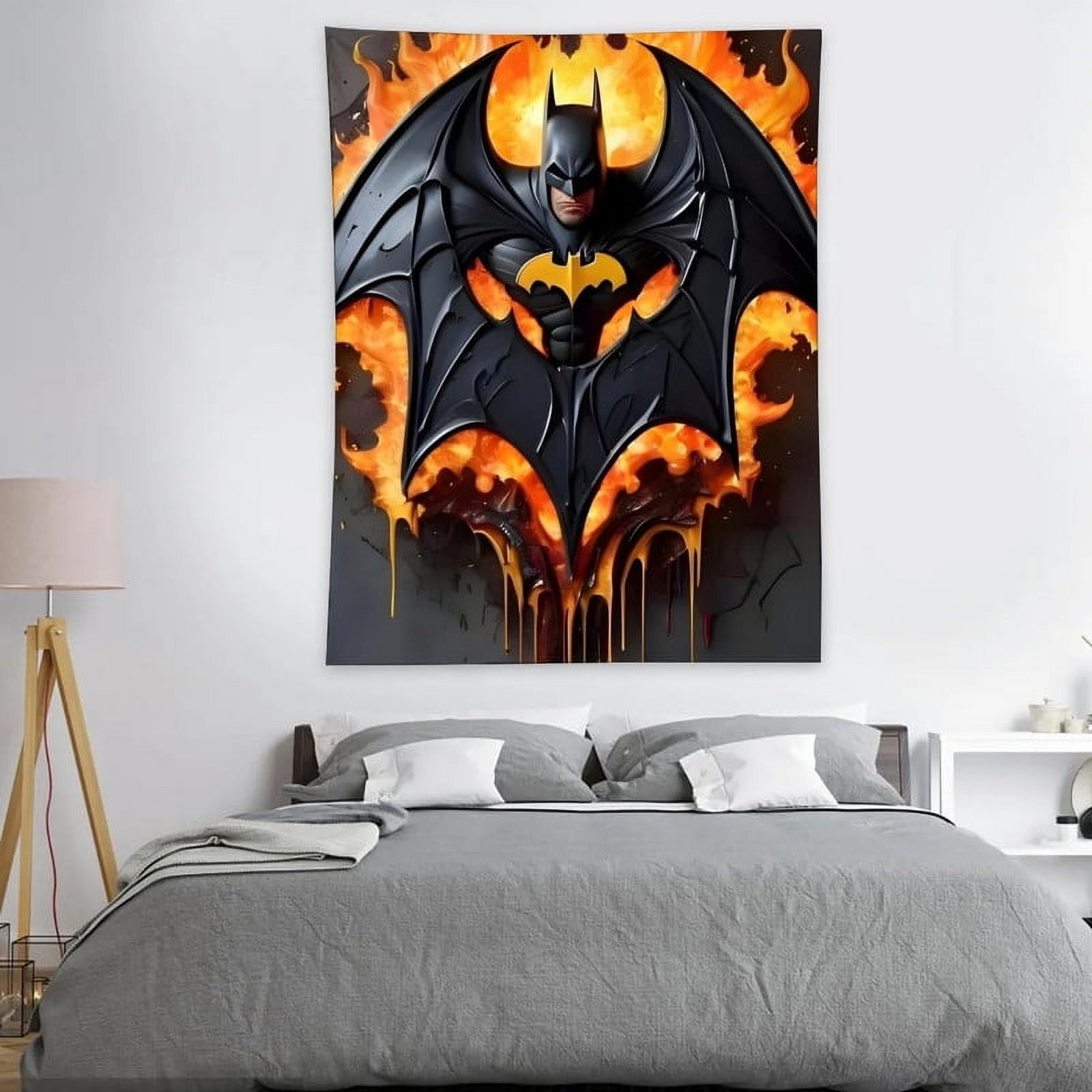 Batman themed tapestry 40 x 60 inches with rich colors and vivid ...