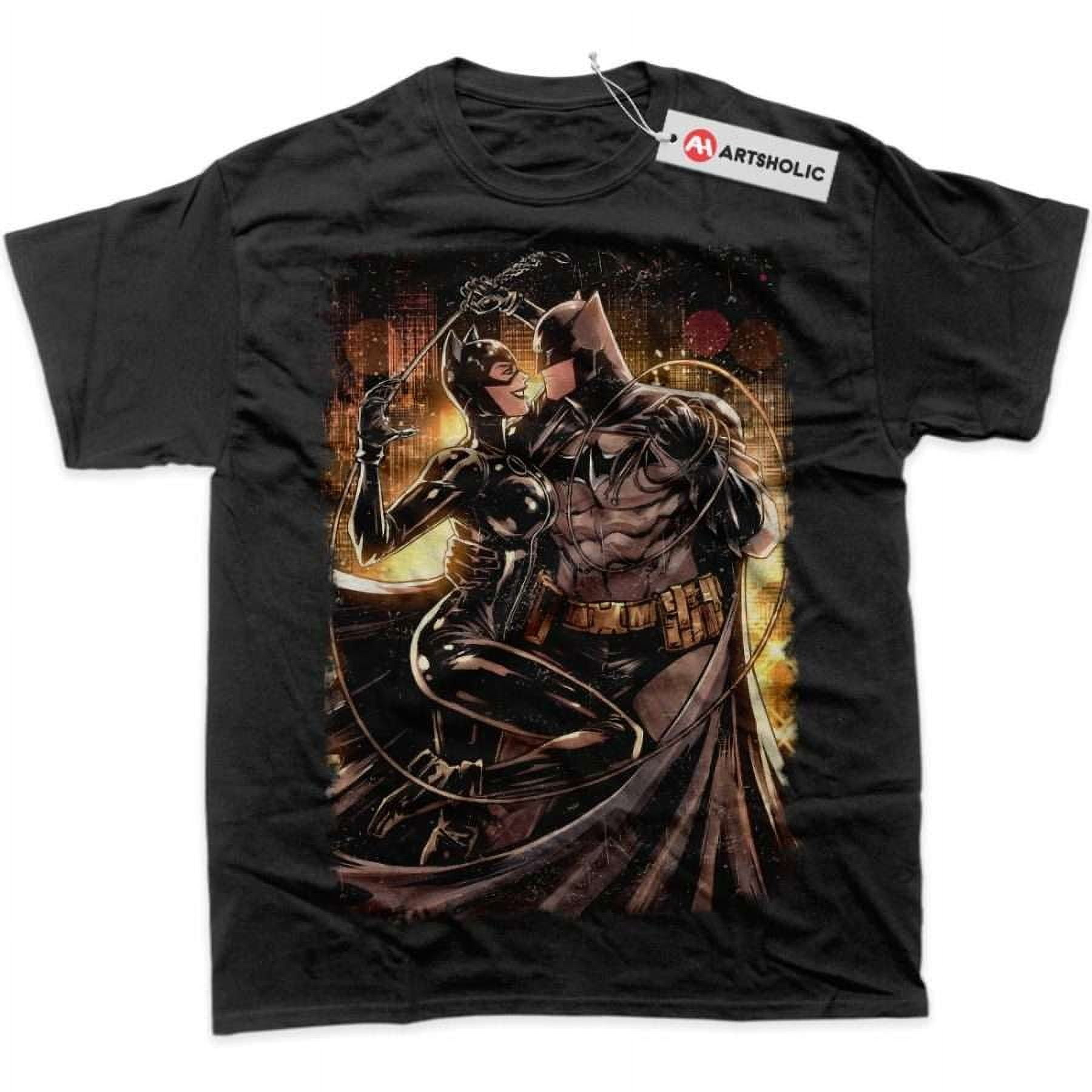 Batman vs Catwoman Shirt, Comics Shirt, Graphic Artsholic Fan Art T ...