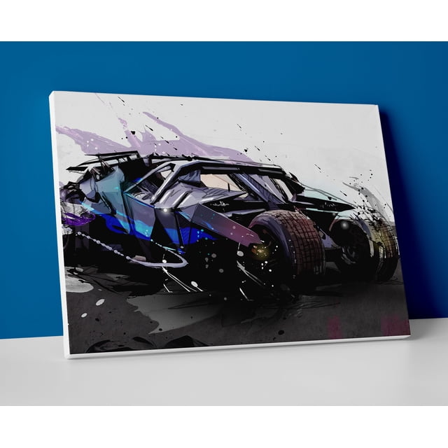 Batmobile Poster or Wrapped Canvas - Walmart Business Supplies