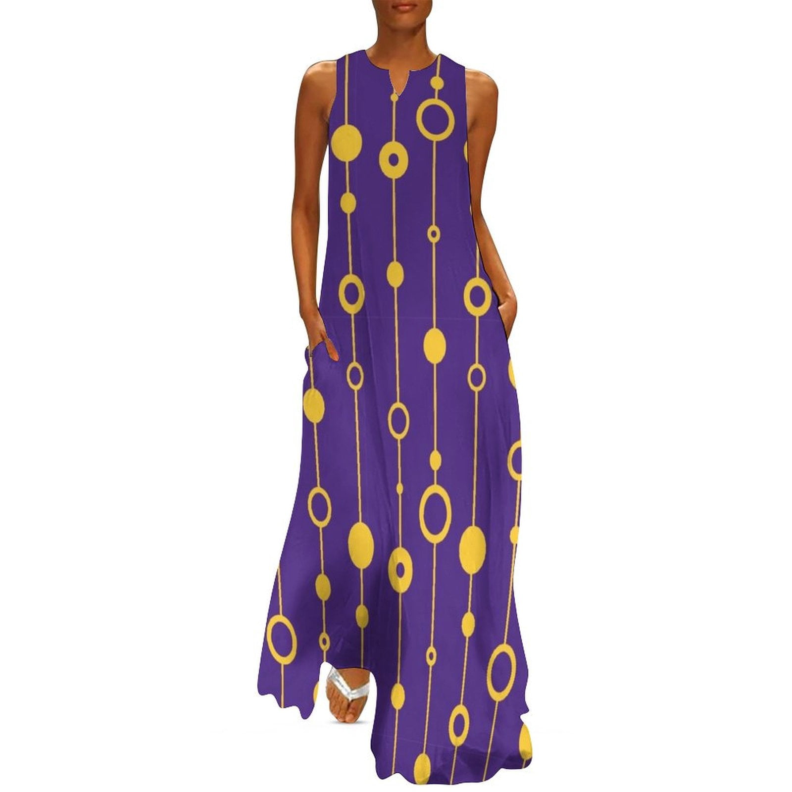 Baton Rouge 70's Long Dress clothing women summer 2025 Party dresses ...