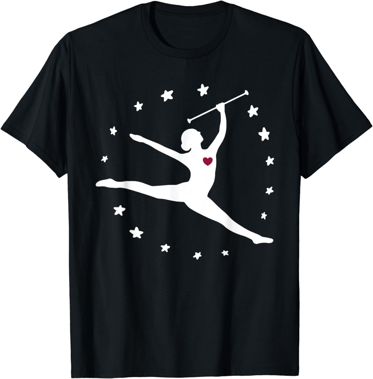 Baton Twirler Girl funny baton twirling cute for girls T-Shirt ...