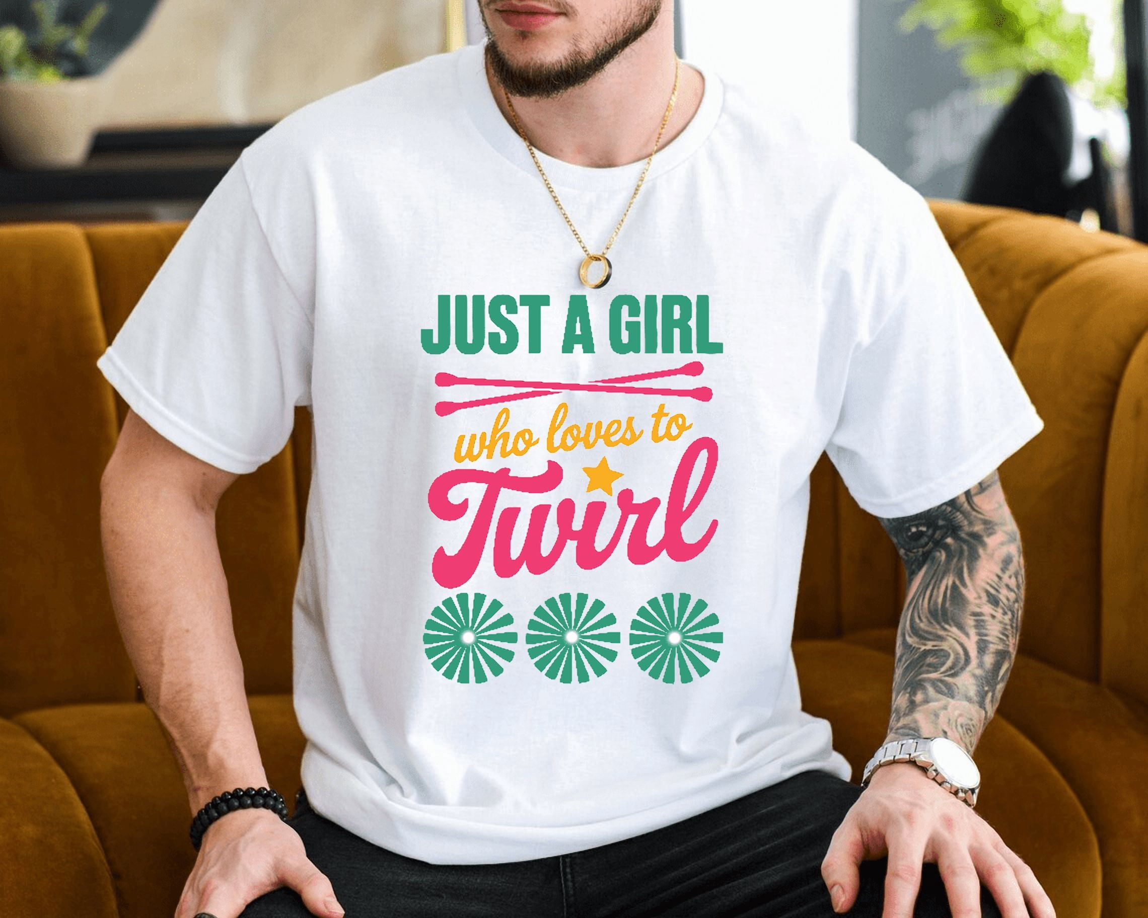 Baton Twirling Majorette Marching Band Cute Gift Style Art Unisex T ...