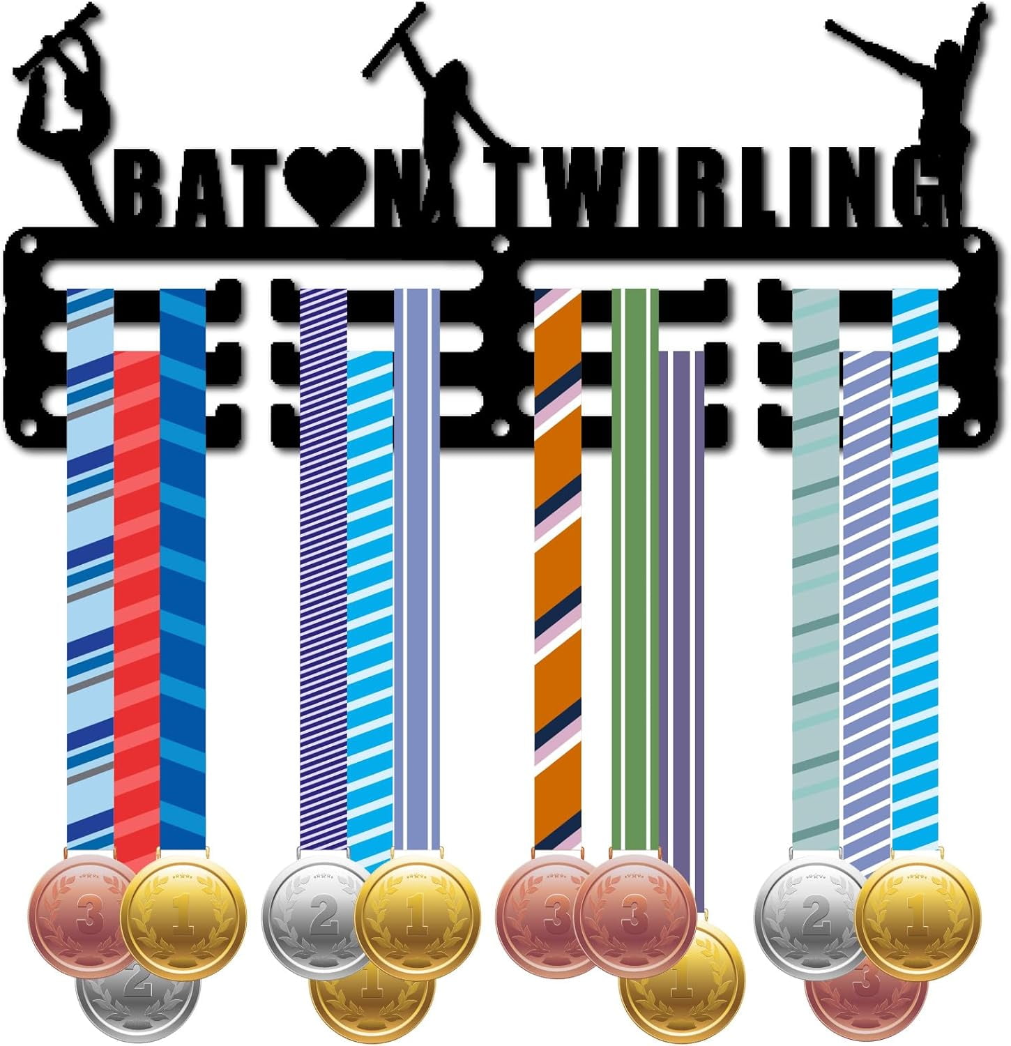 Baton Twirling Medal Hanger Medal Holder Wall Mounted Frame Shelf ...