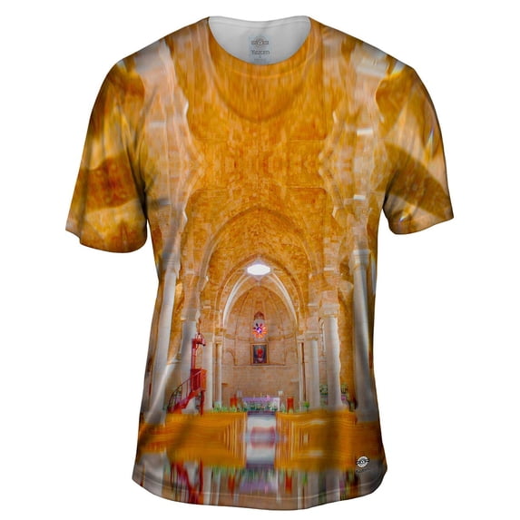 Batroun Inside The Church Mens T-Shirt All Over Print - Walmart.com