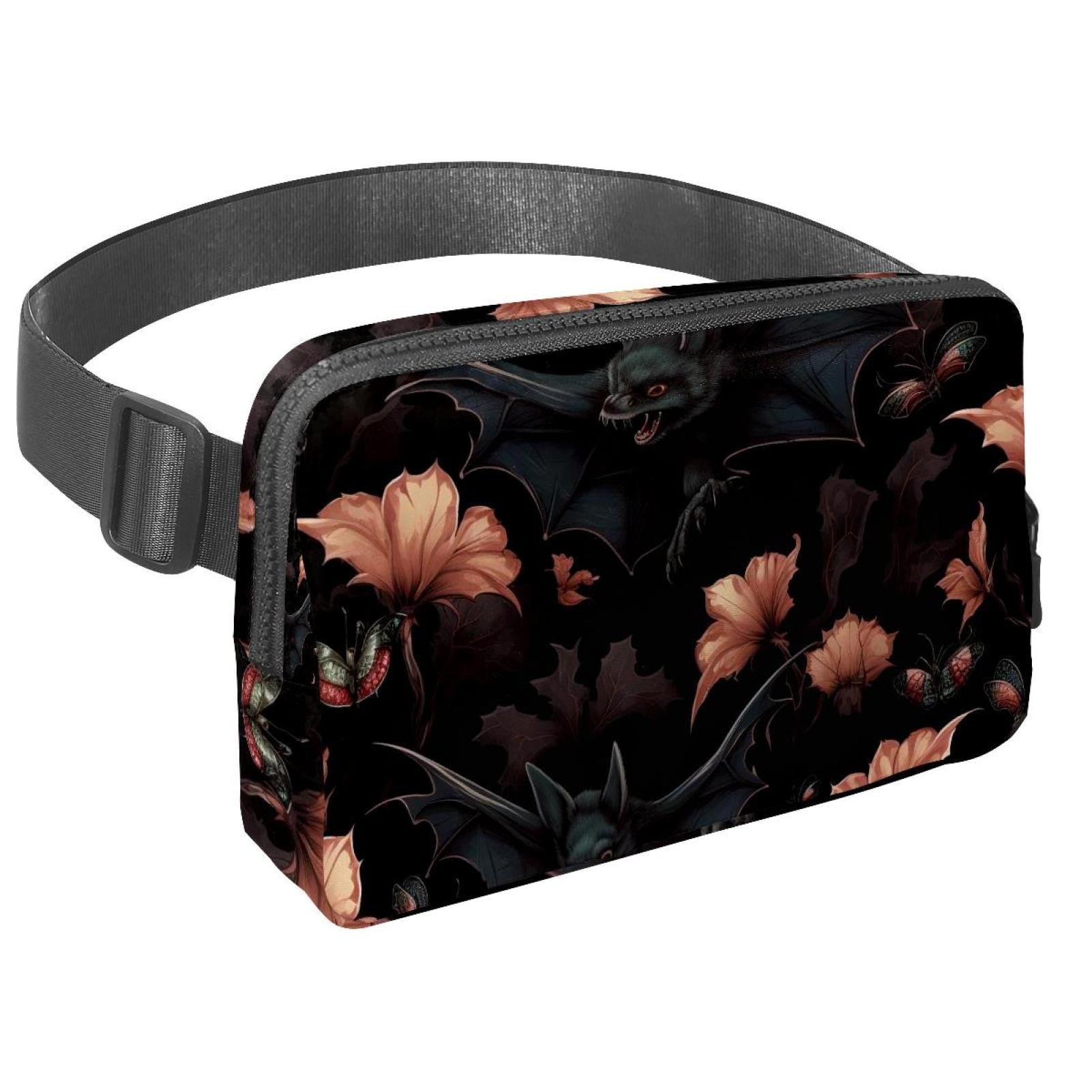Bats Adjustable Lightweight Waist Bag with Extension Strap - Unisex ...