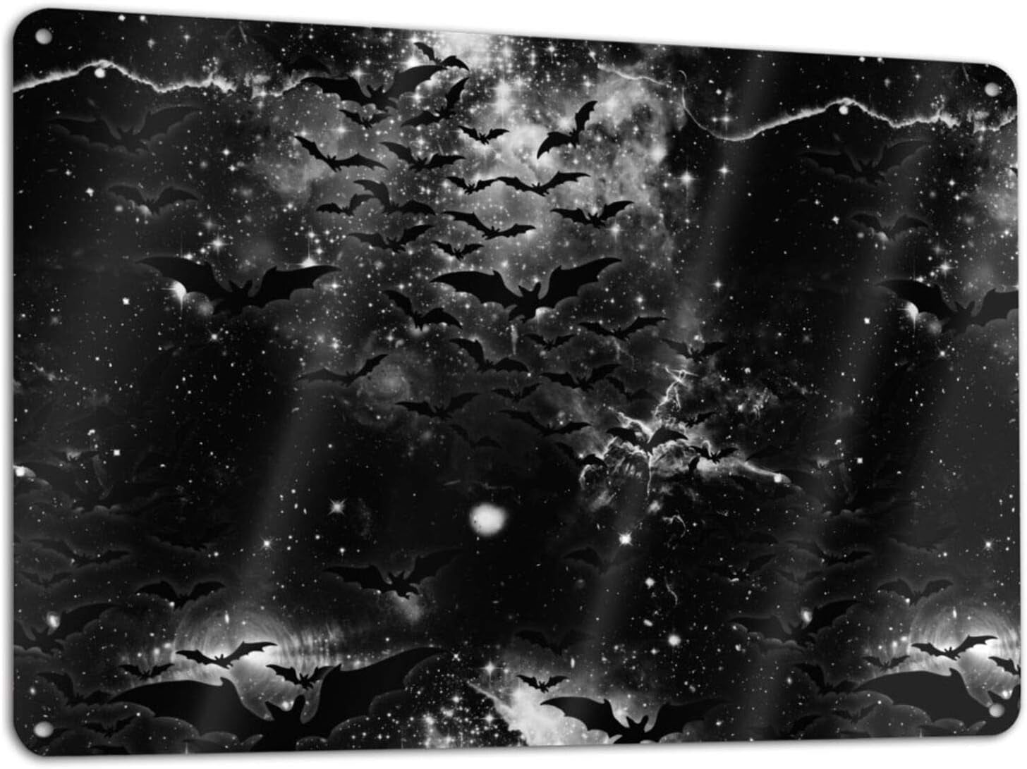 Bats Black Tin Signs Wall Decor for Bars,Restaurants,Cafes Pubs Metal ...