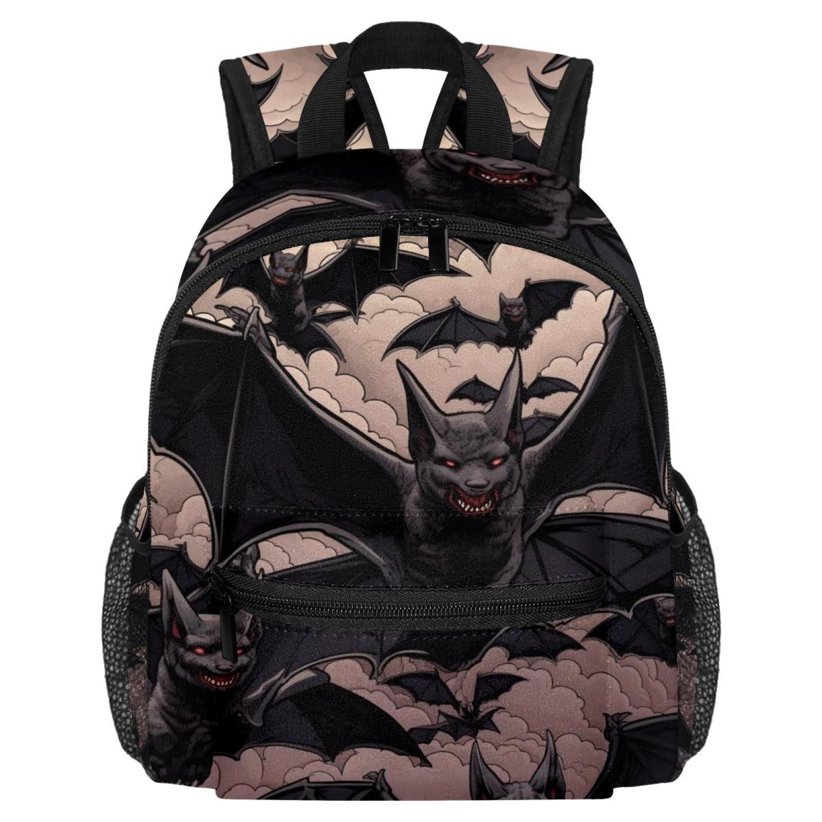 Bats Cute Book Bag with Adjustable Shoulder Strap, Large Capacity ...