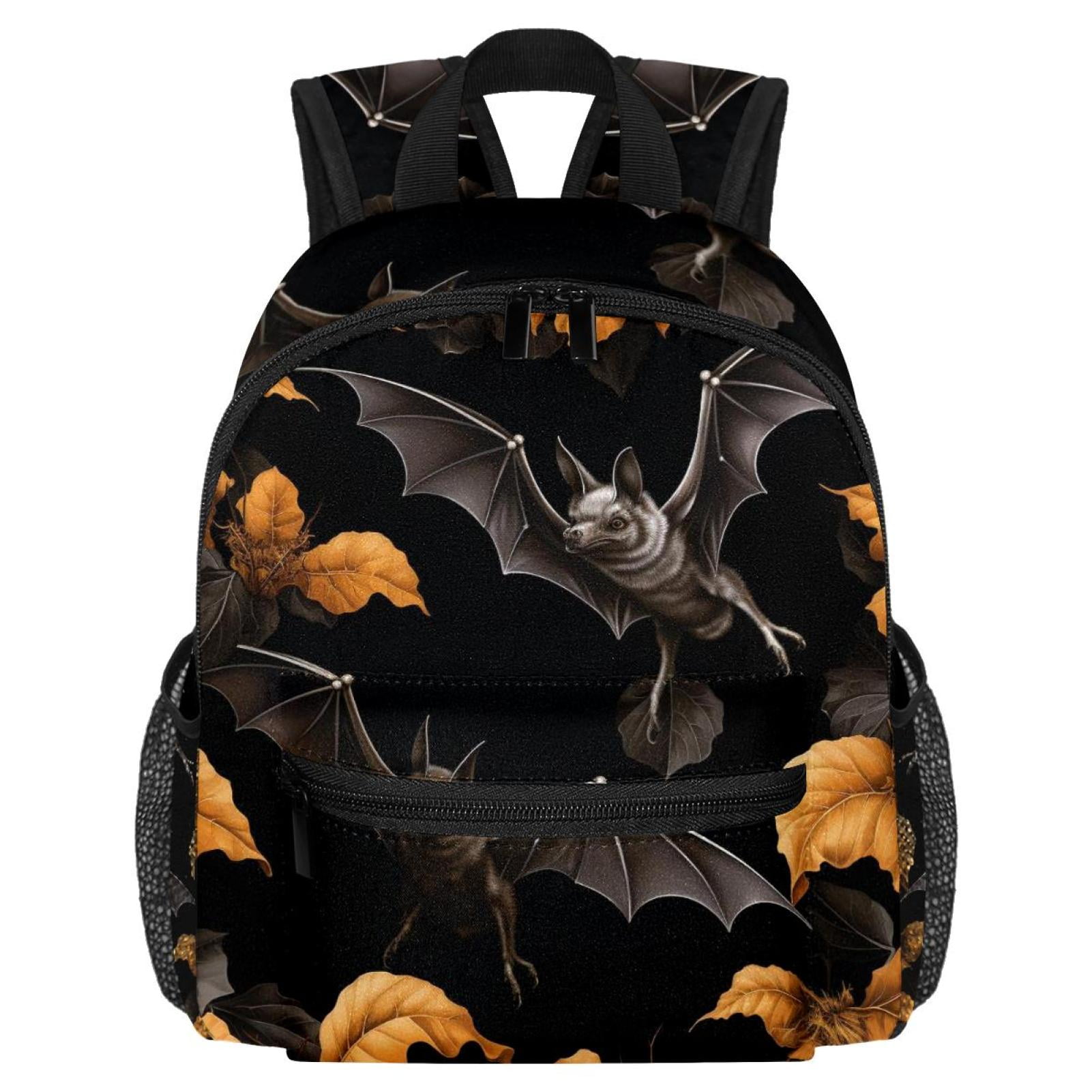 Bats Cute Printed Backpack with Adjustable Shoulder Strap, Large ...