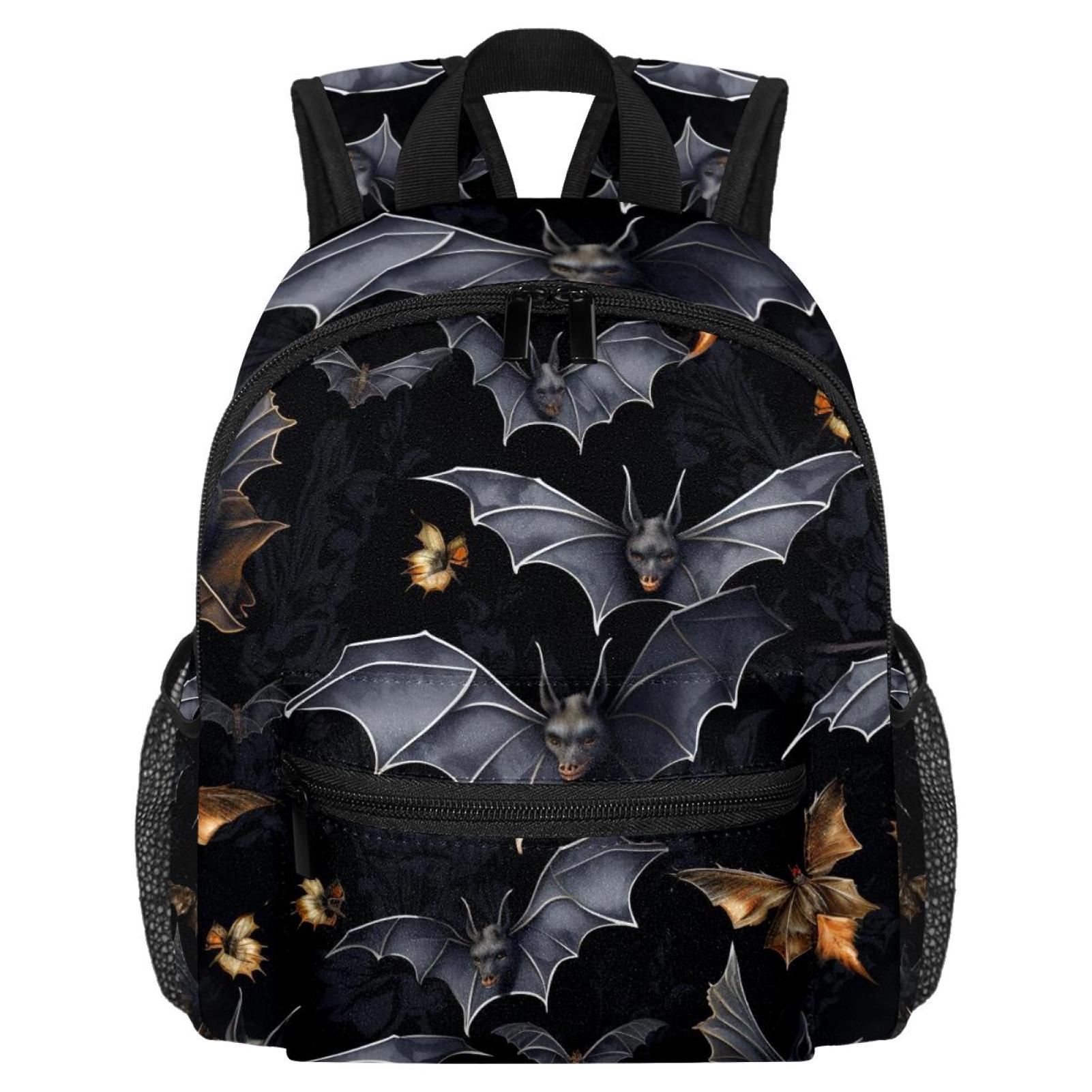 Bats Diaper Backpack with Adjustable Shoulder Strap, Large Capacity ...