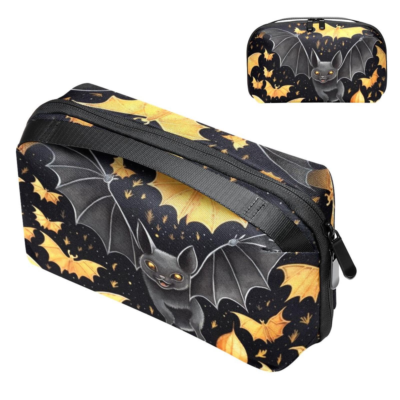 Bats Electronic Organizer Travel Case, Waterproof Oxford Cloth Storage ...