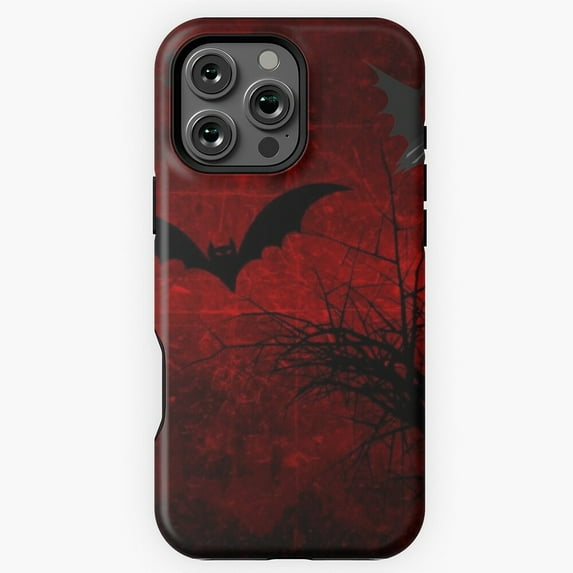 Bats Flying Spooky Phone Case for iPhone 16 15 14 13 12 11 Pro Max ...
