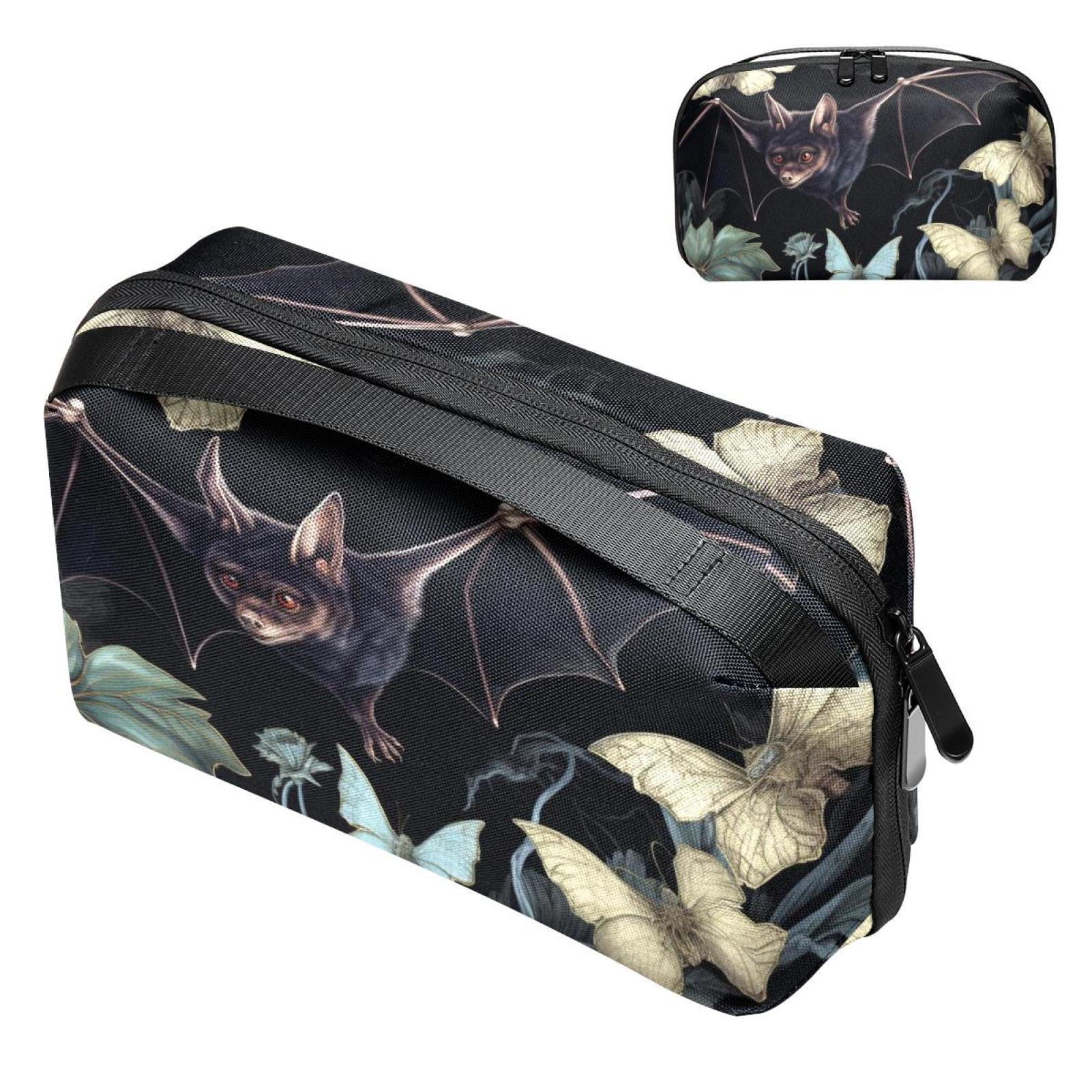 Bats Hard Drive Case - Waterproof Oxford Fabric Digital Bag for Cable ...