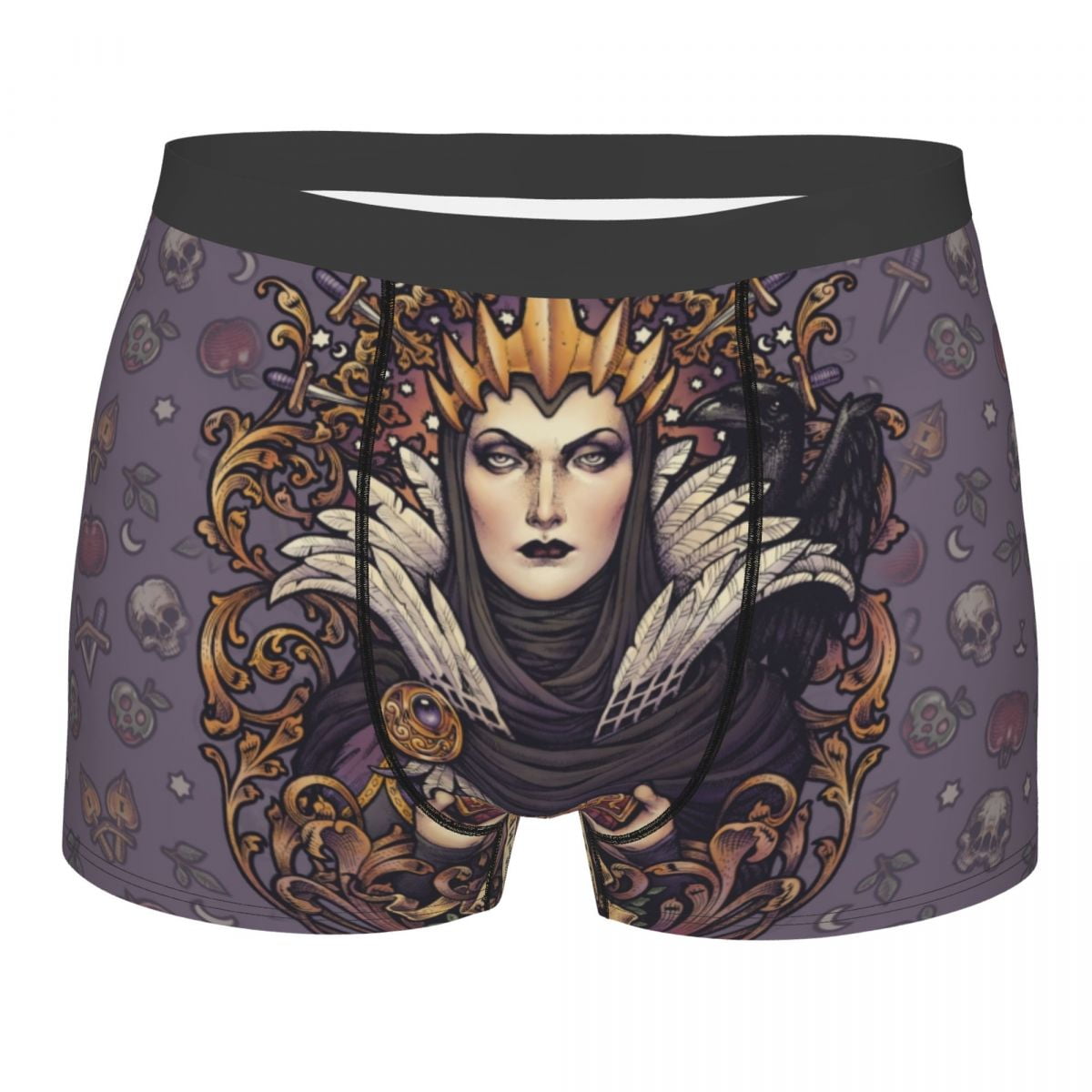 Bats In The Night Boxer Shorts For Homme 3D Printed Male Halloween Goth ...
