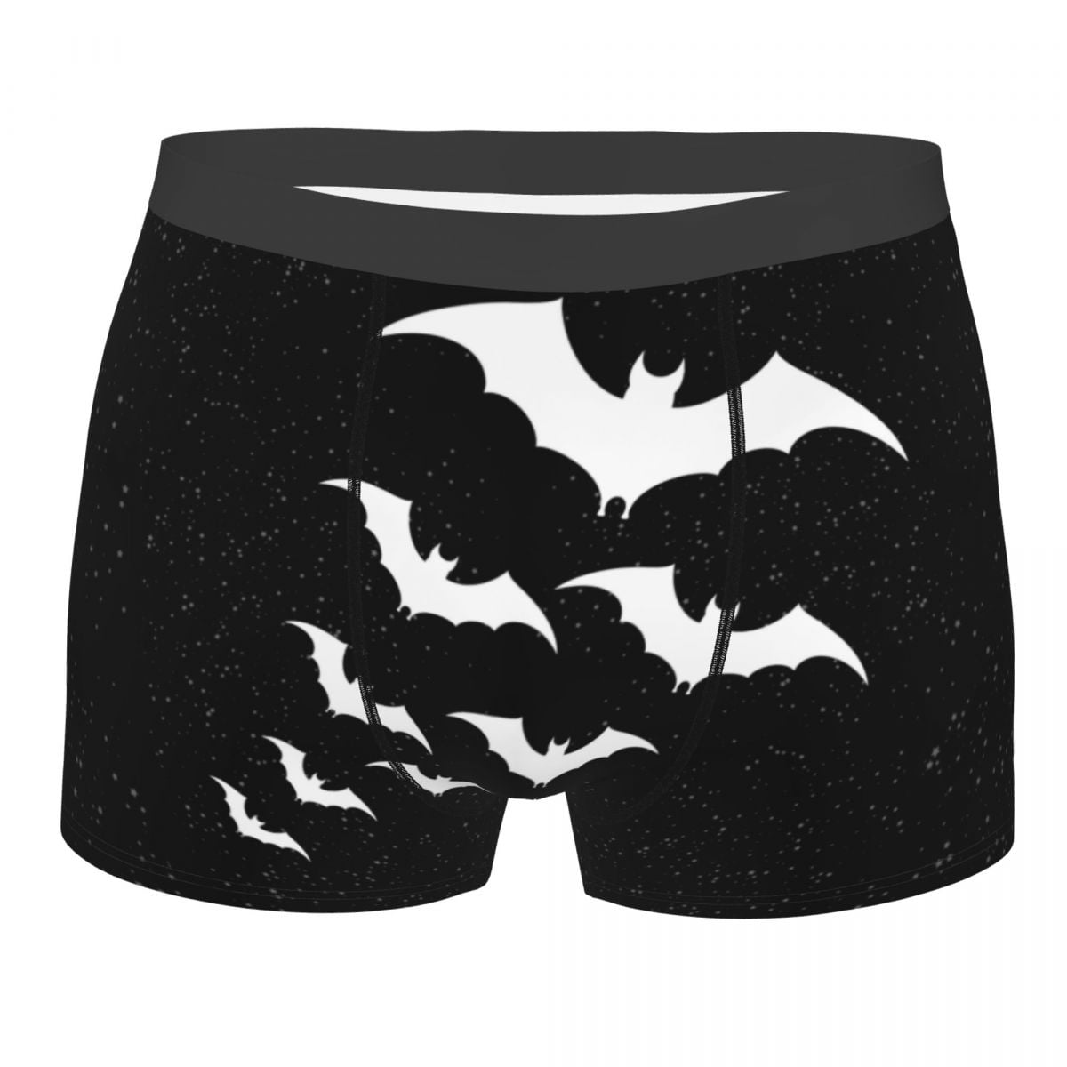 Bats In The Night Boxer Shorts For Homme 3D Printed Male Halloween Goth ...