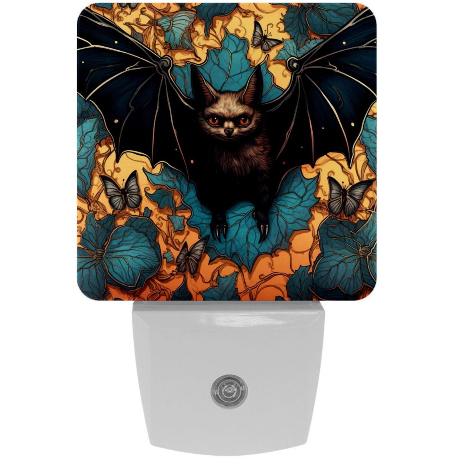 Bats LED Square Night Light - Energy Efficient and Stylish Illumination ...