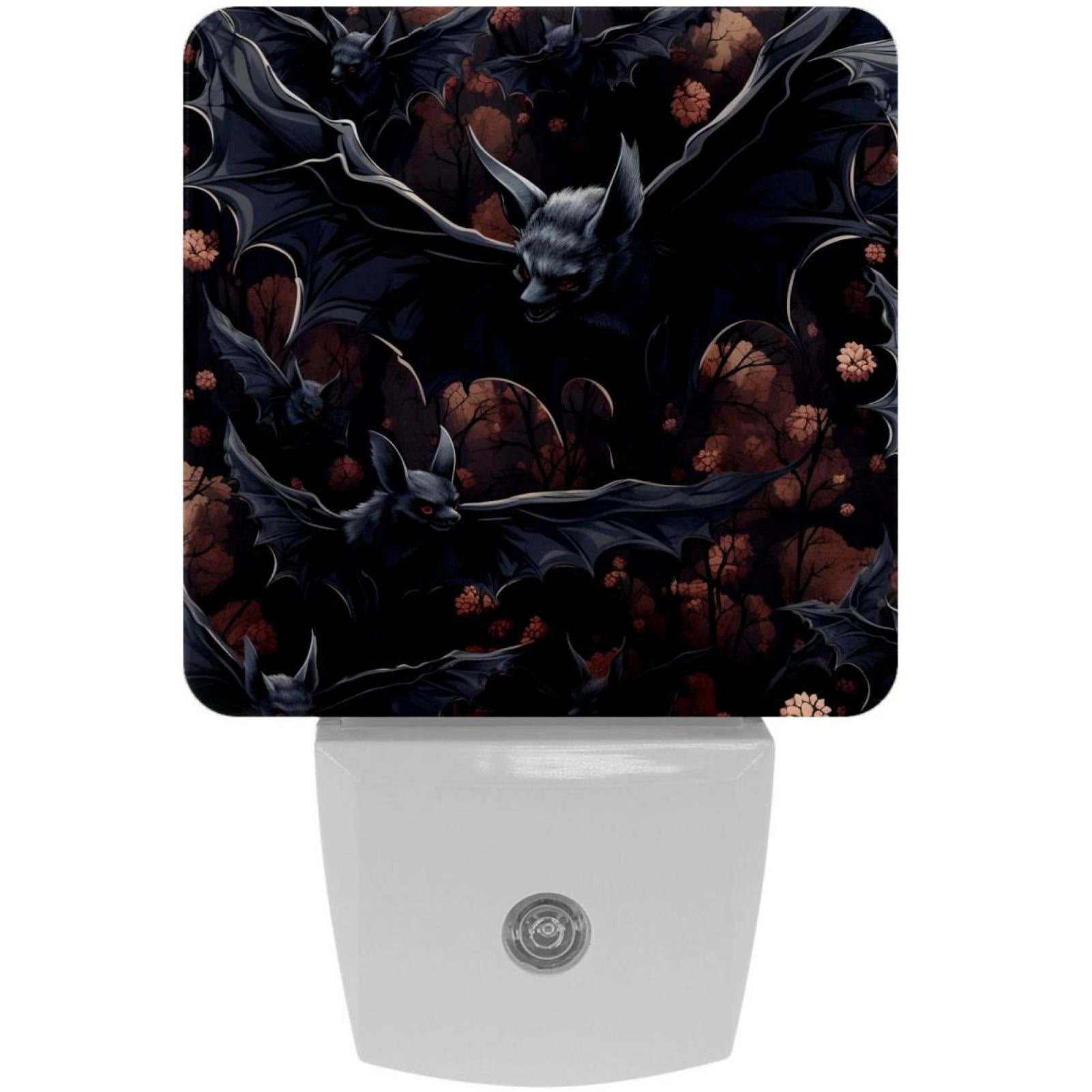 Bats LED Square Night Light - Small and Bright Square-shaped LED Night ...