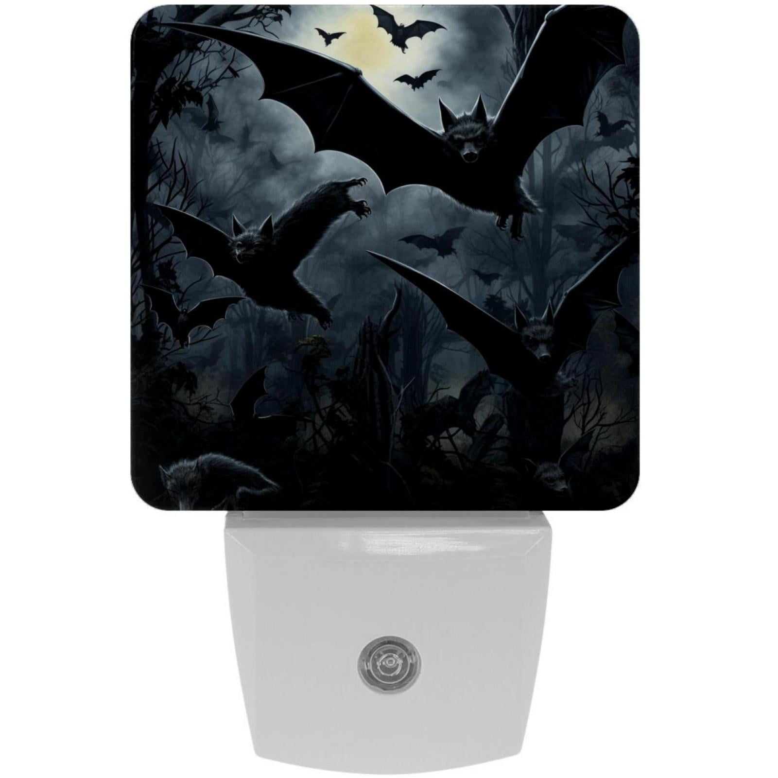 Bats LED Square Night Lights - Compact and Multifunctional Illumination ...