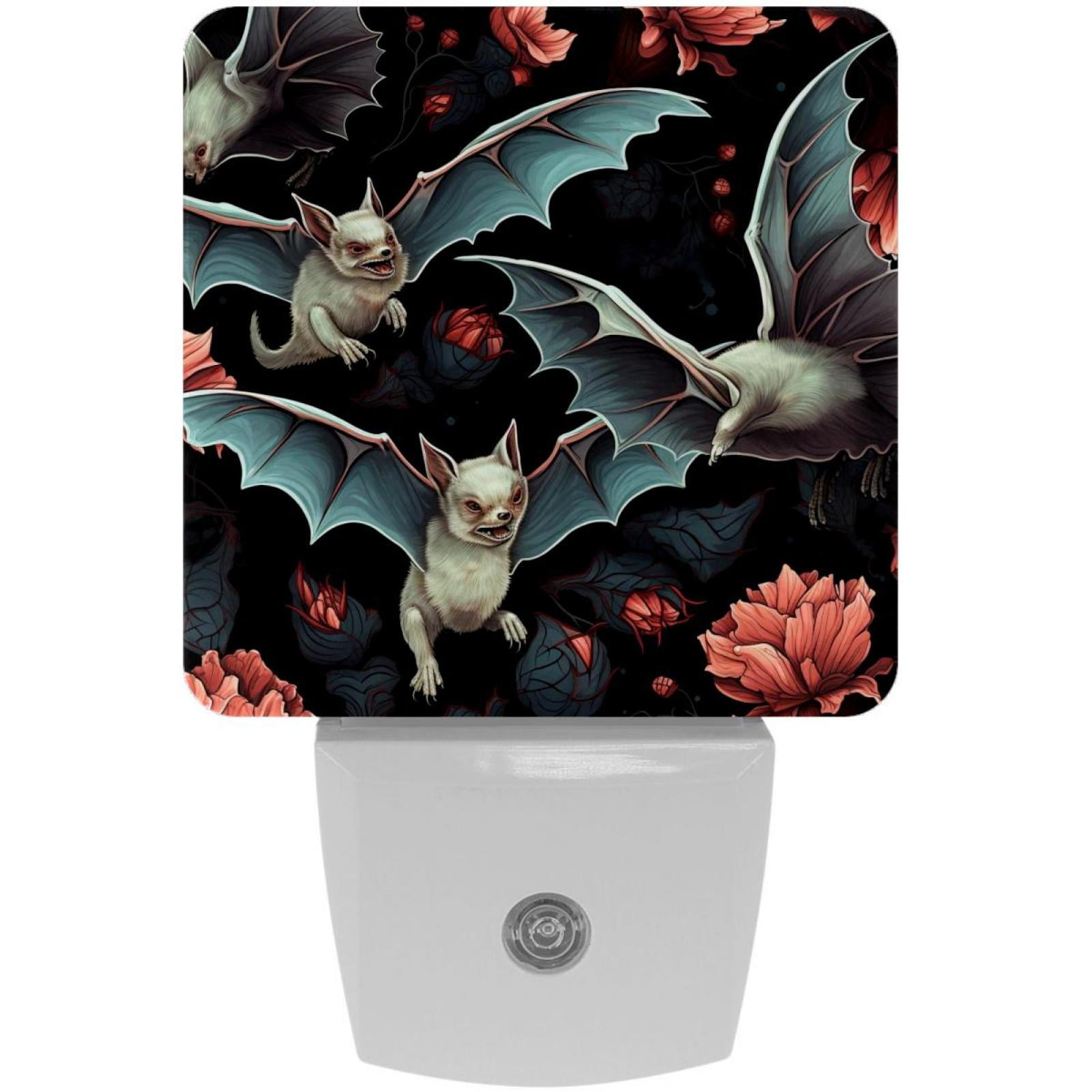 Bats LED Square Night Lights - Energy Efficient and Stylish Decor for ...