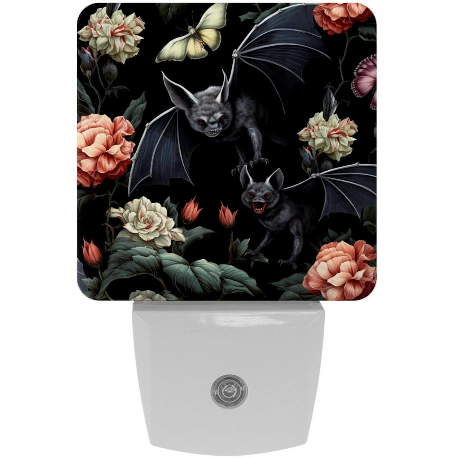 Bats LED Square Night Lights - Energy Efficient and Stylish Decor for ...