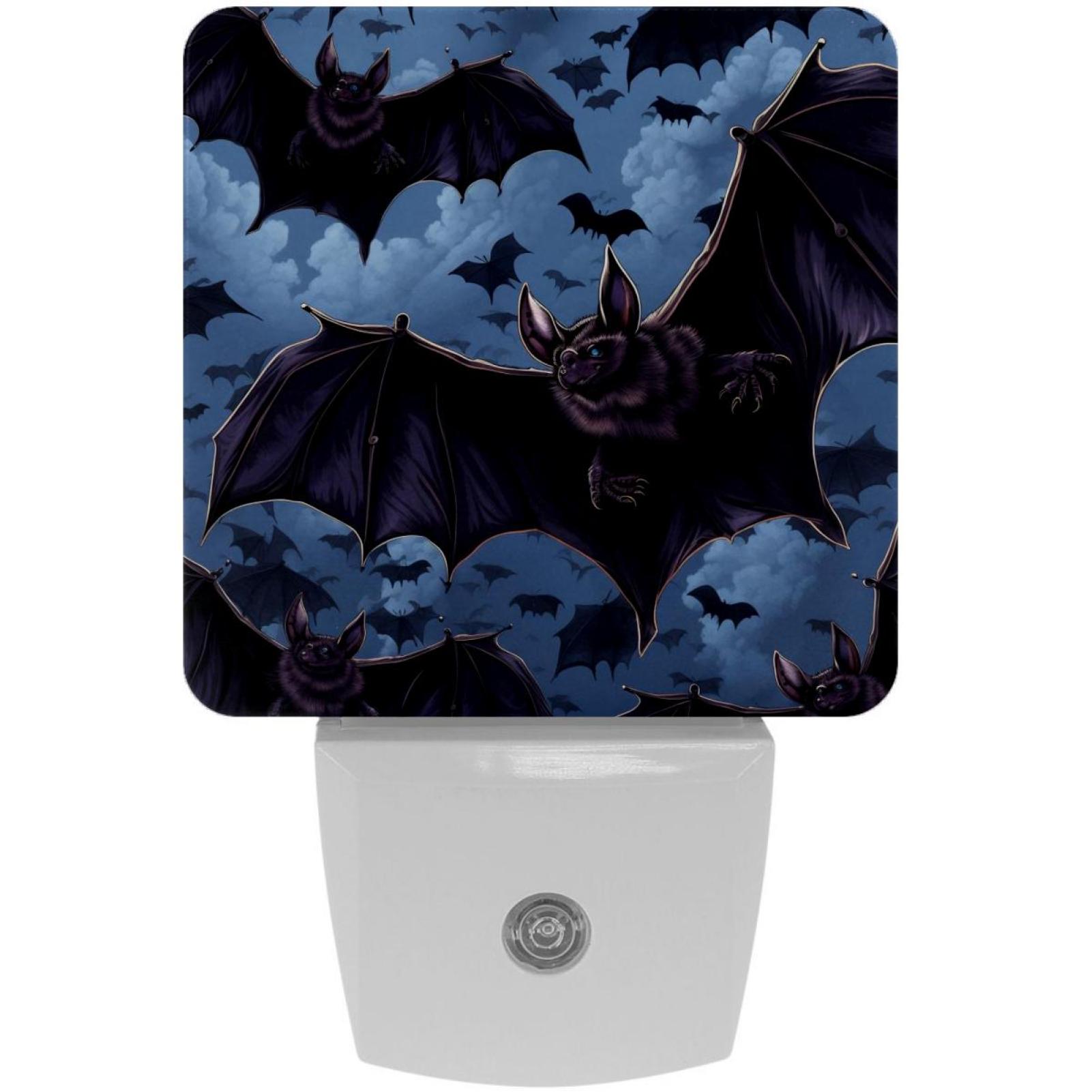 Bats LED Square Night Lights - Energy Efficient and Stylish Decor for ...