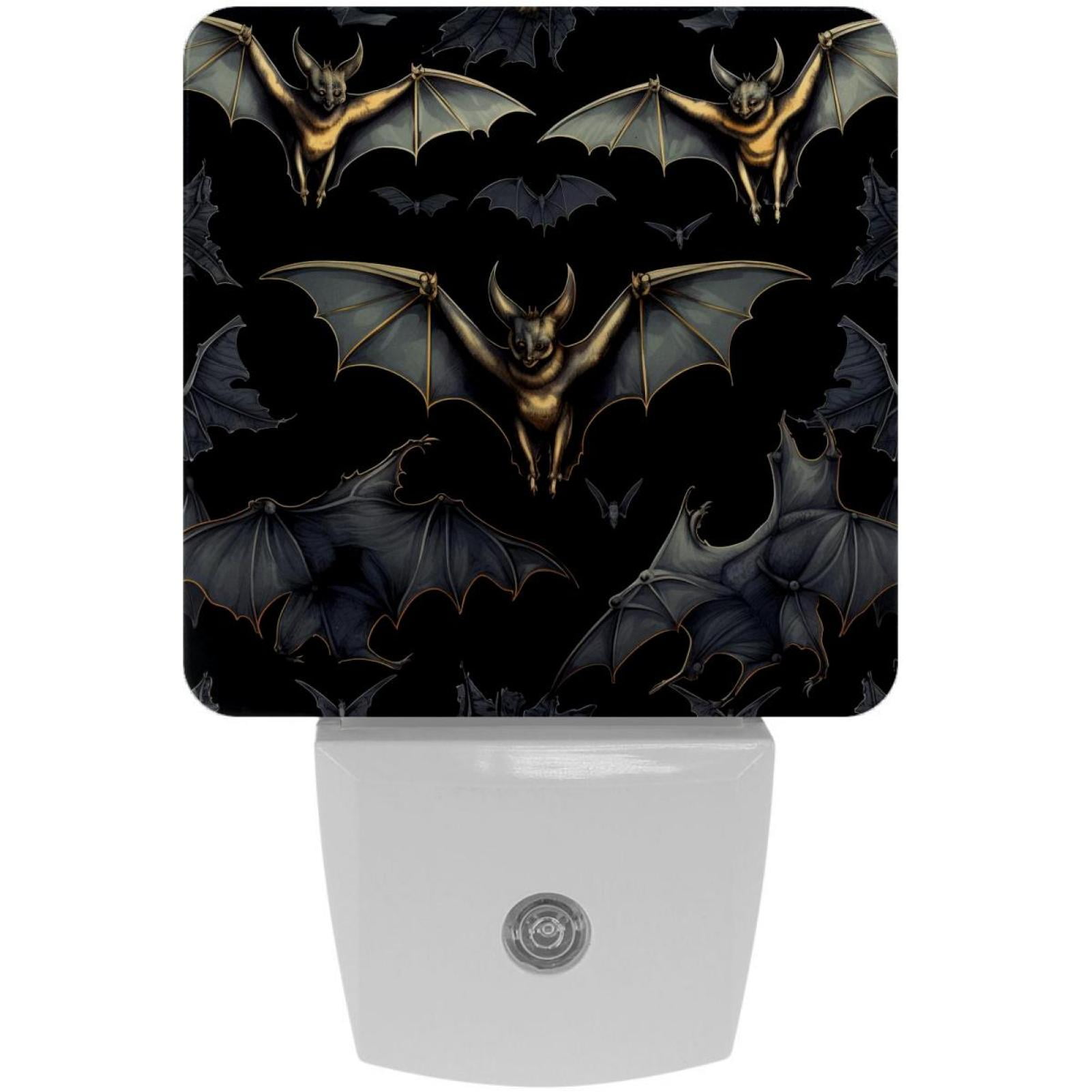 Bats LED Square Night Lights - Modern and Versatile Plug-in Lighting ...