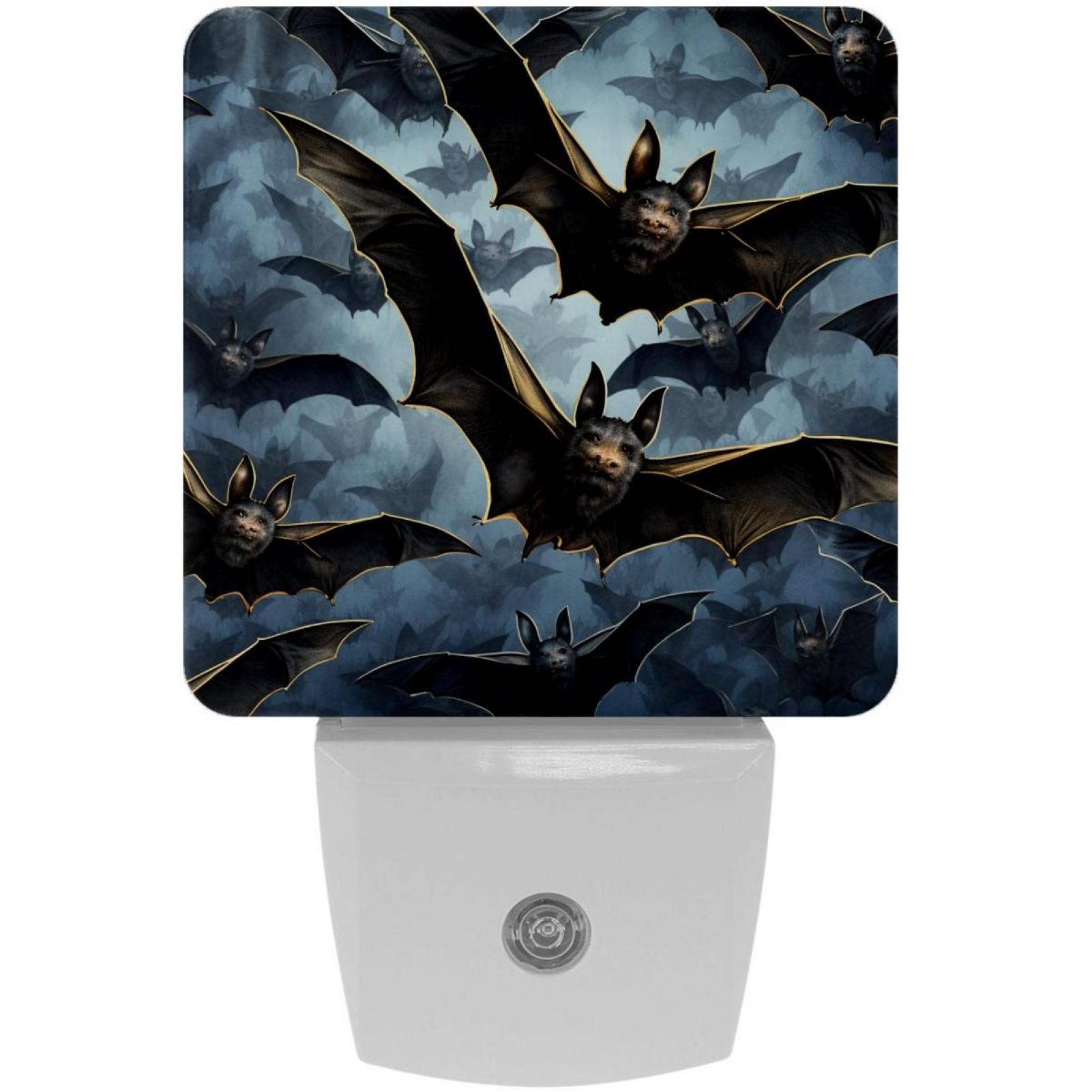 Bats LED Square Night Lights - Modern and Versatile Plug-in Lighting ...